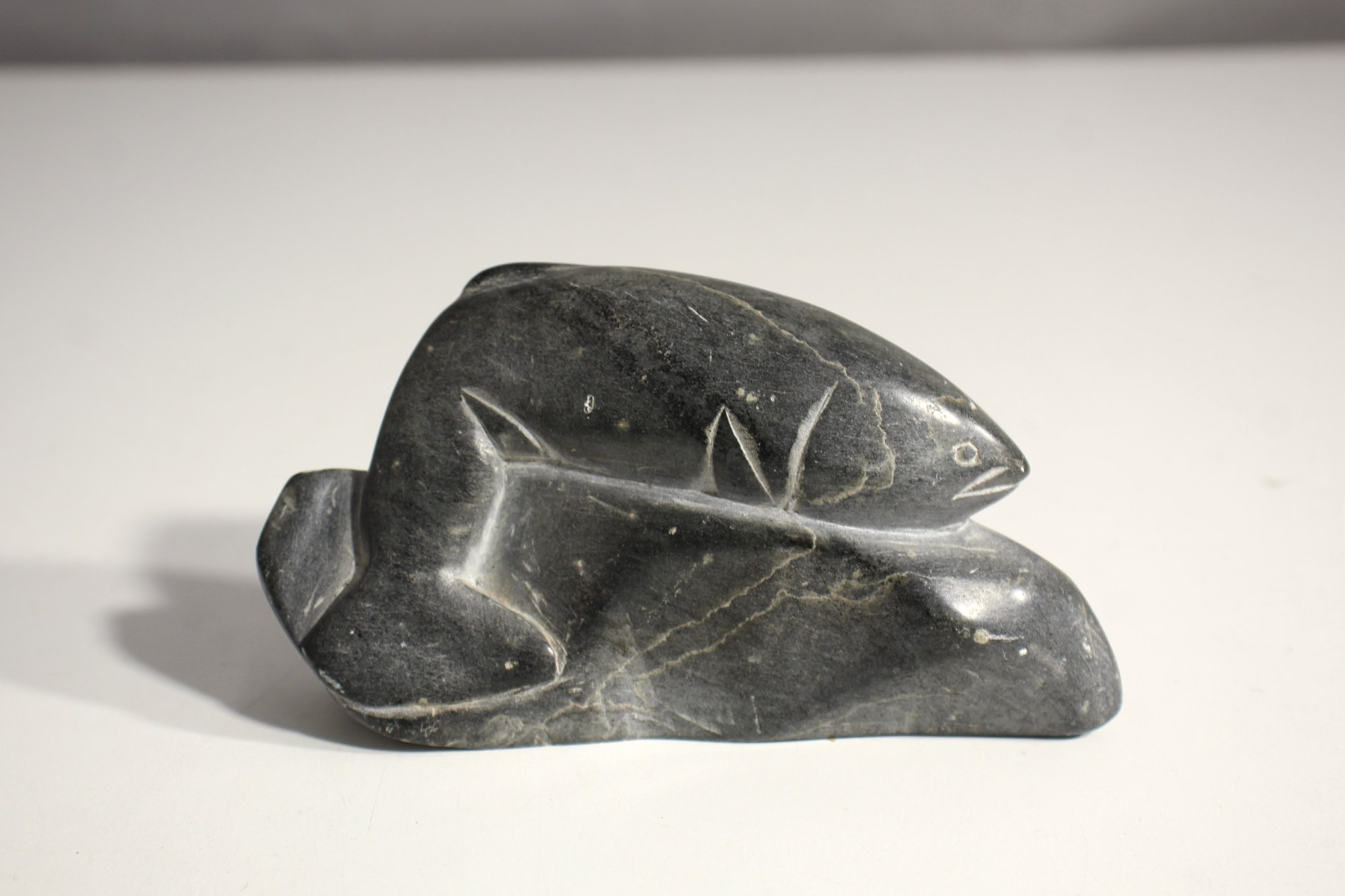 Vintage Seal Inuit Sculpture With Canada Eskimo Igloo Label & Number ...