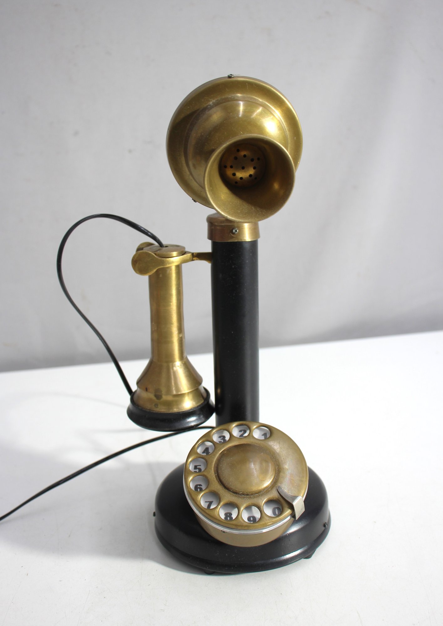 Reproduction Vintage Candlestick Rotary Dial Telephone - Classic Dcor ...