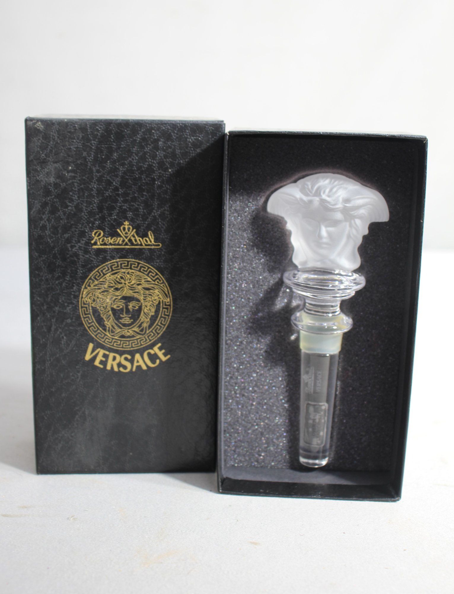 Versace By Rosenthal Limited Edition Glass Wine Stopper #68455 ...