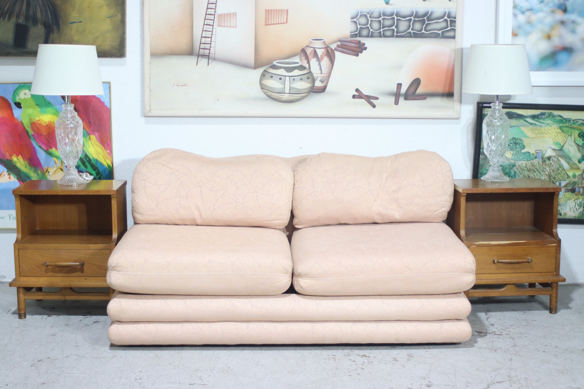 Vintage Selig Imperial Two-Cushion Sofa Mid-Century Modern, Siler City ...