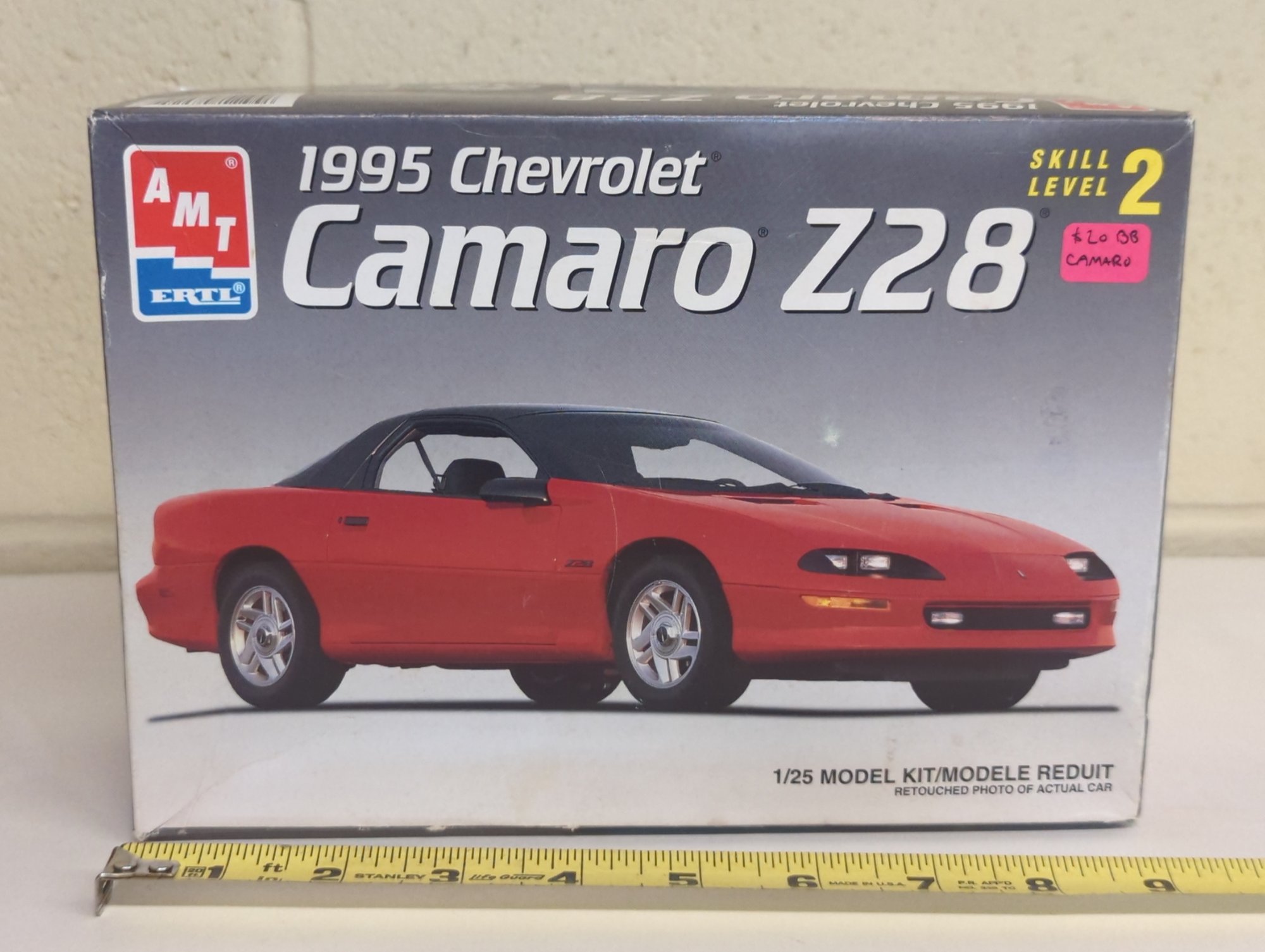 Amt Camaro Z28 Model Kit - Open Box - Uncertain If Complete #4108 ...
