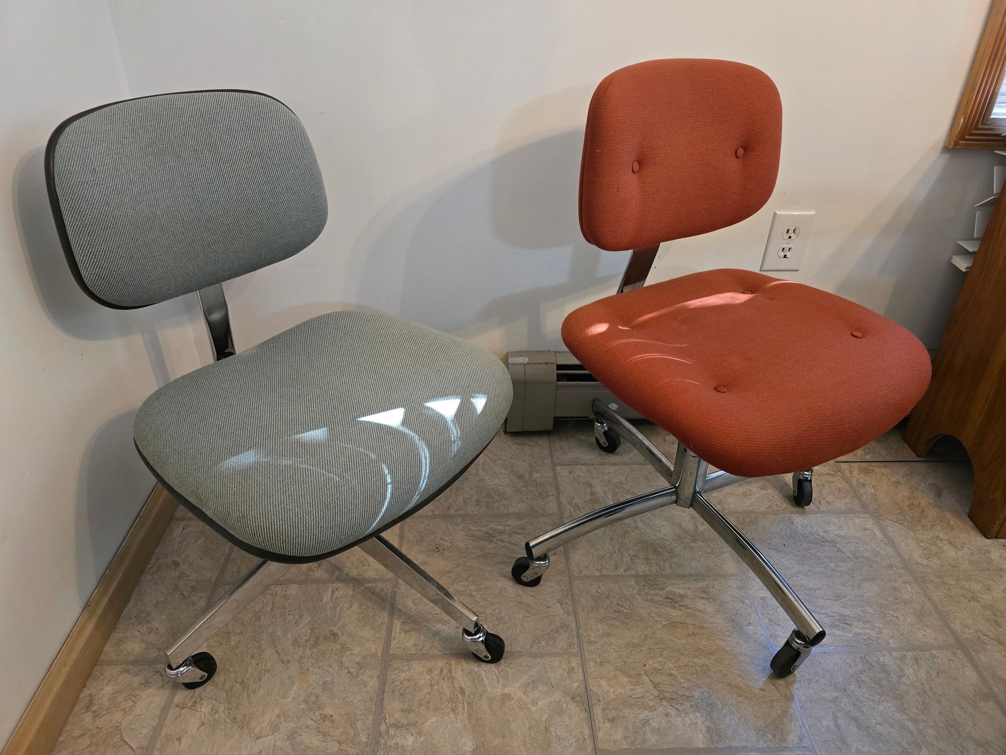 Rare Vintage Steelcase MCM Computer Chairs, 1970s 80s #1072 ...