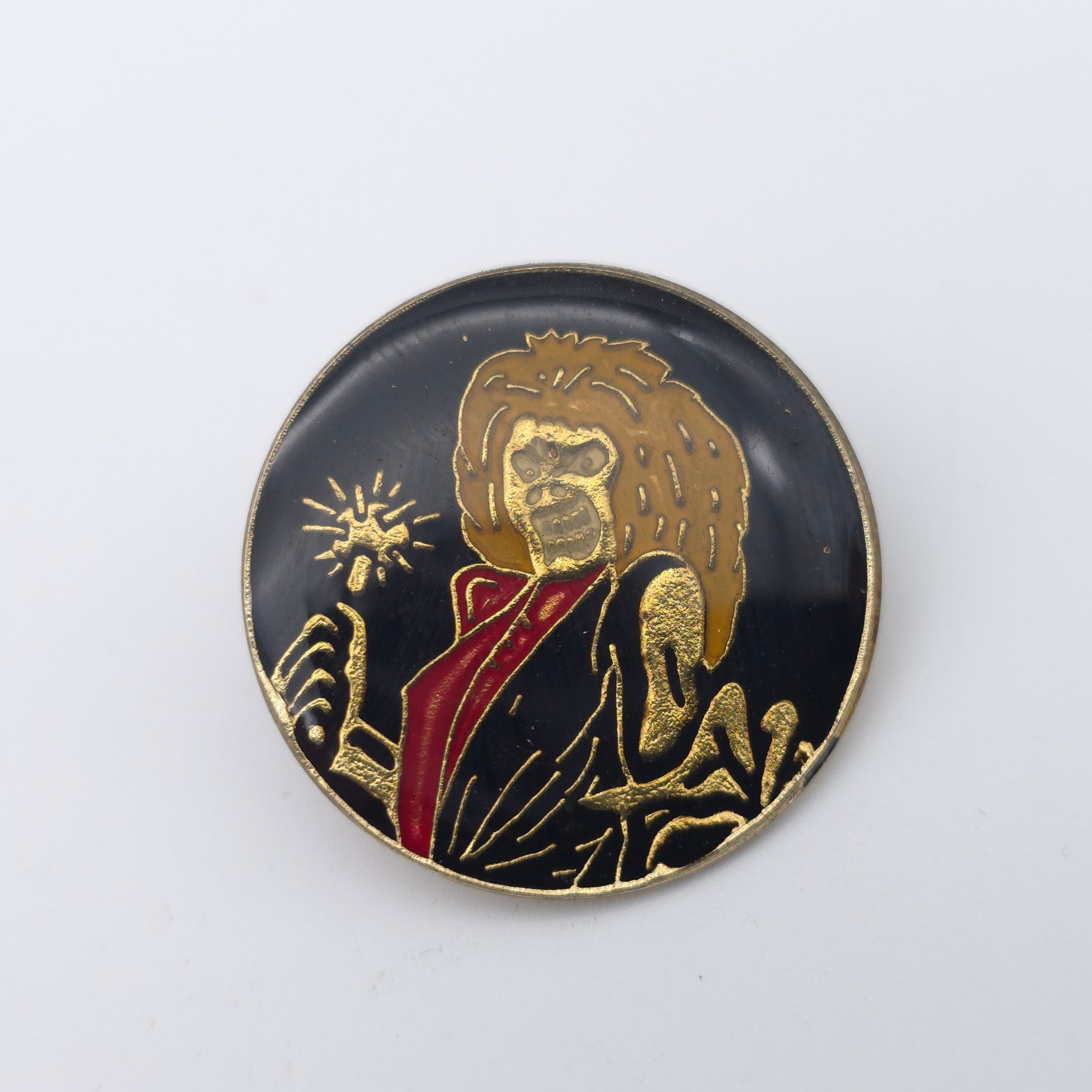 Iron Maiden 1980s Rock & Roll Pin #6454 | Auctionninja.com