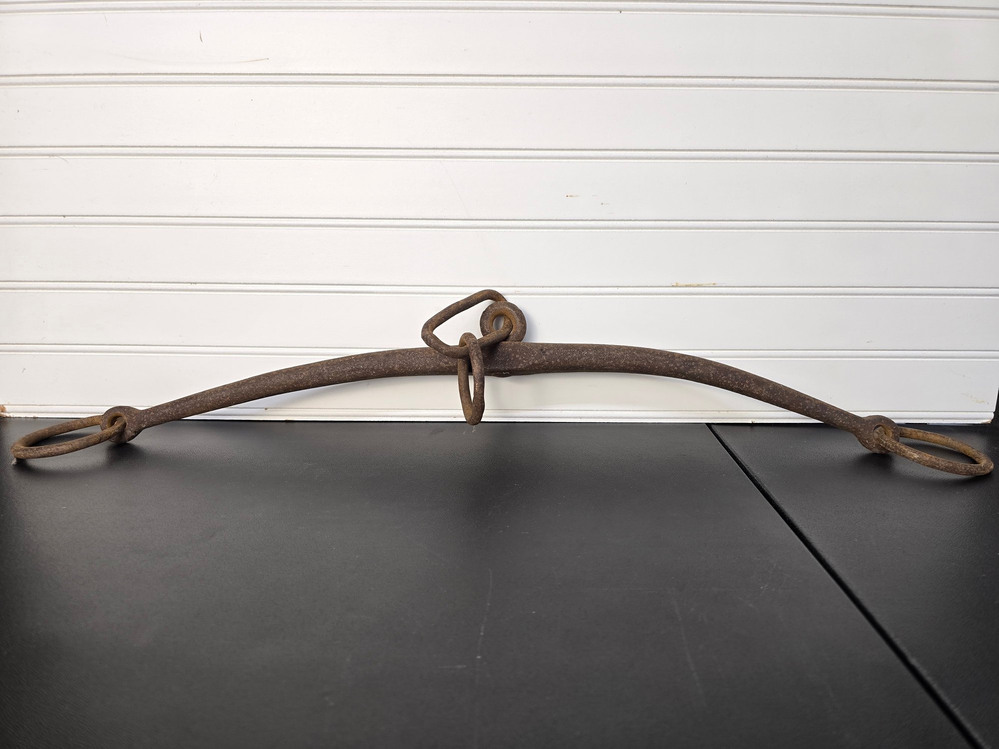 Antique Steel Horse Ox Pull Draw Bar Harness Hooks, Vintage Farm ...