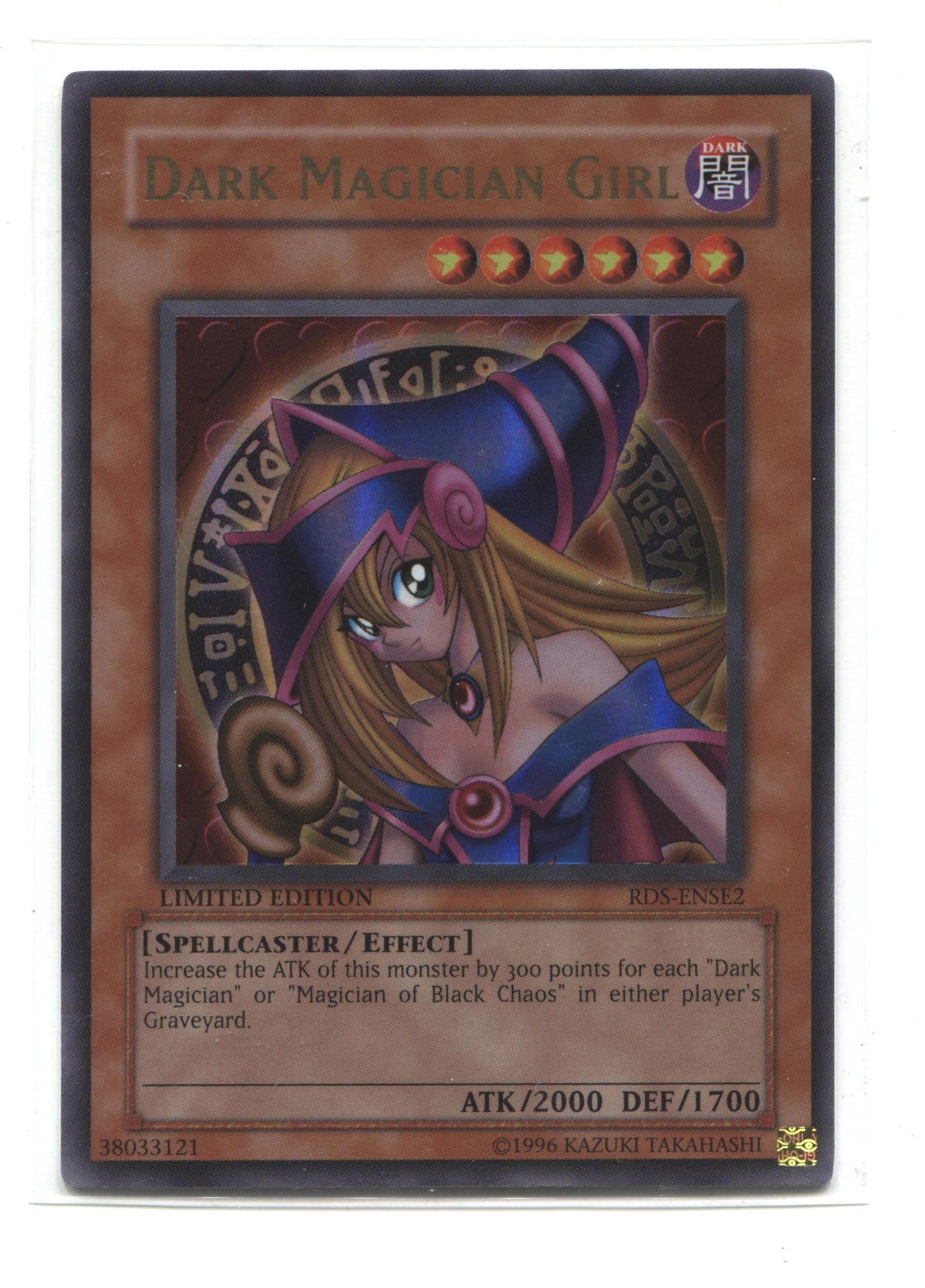 Dark Magician Girl RDS-ENSE2 Limited Edition Holographic LP #2519 ...
