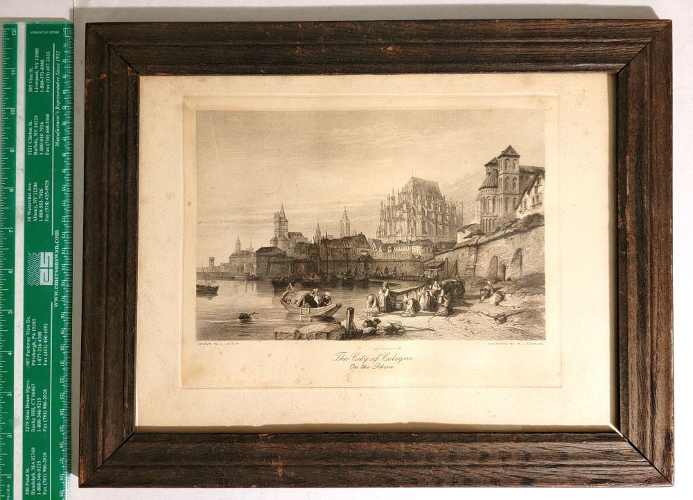 Original Etching By William Leighton Leitch Teacher To Queen Victoria ...