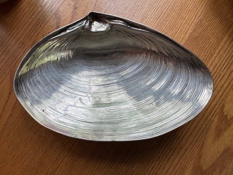 Lot #9. Sterling Silver Vintage Clam Shell Dish. Made By Wallace ...