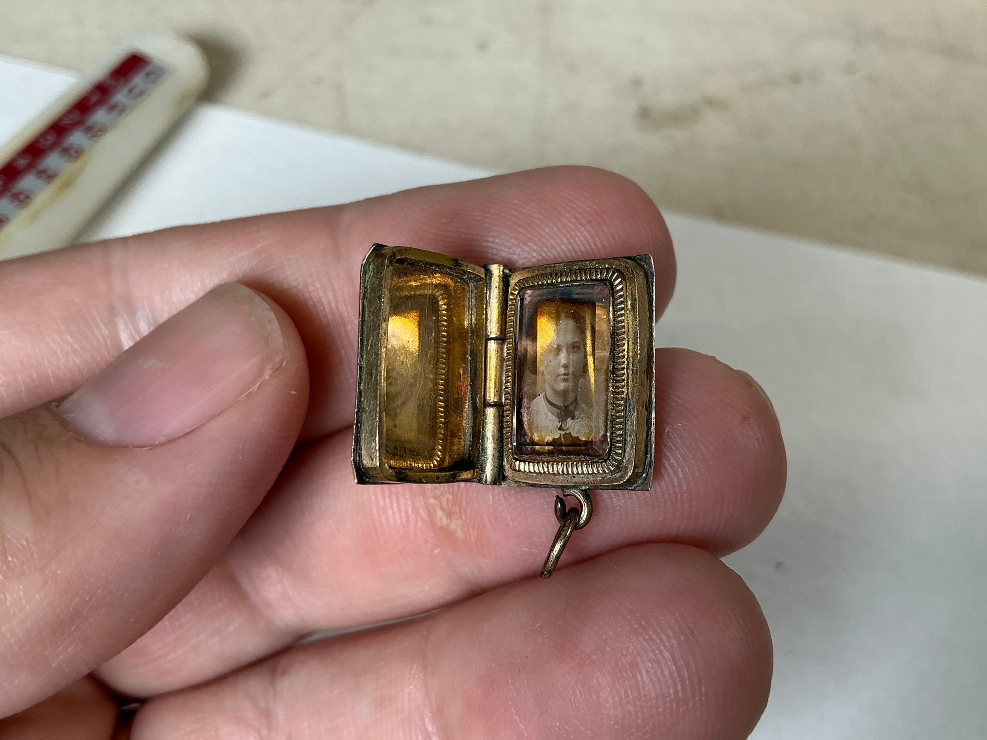 10K Tiny Antique Civil War Era Daguereotype In Locket #10375 ...