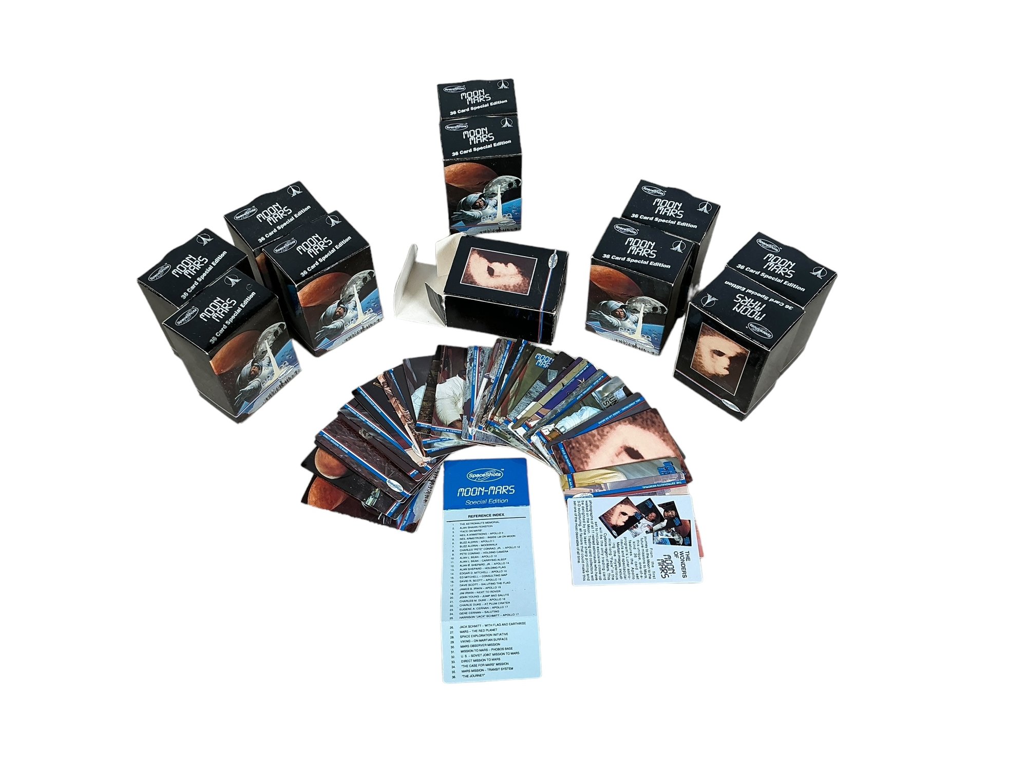 Vintage 1991 Moon Mars 36 Card Special Edition Set By SpaceShots ...