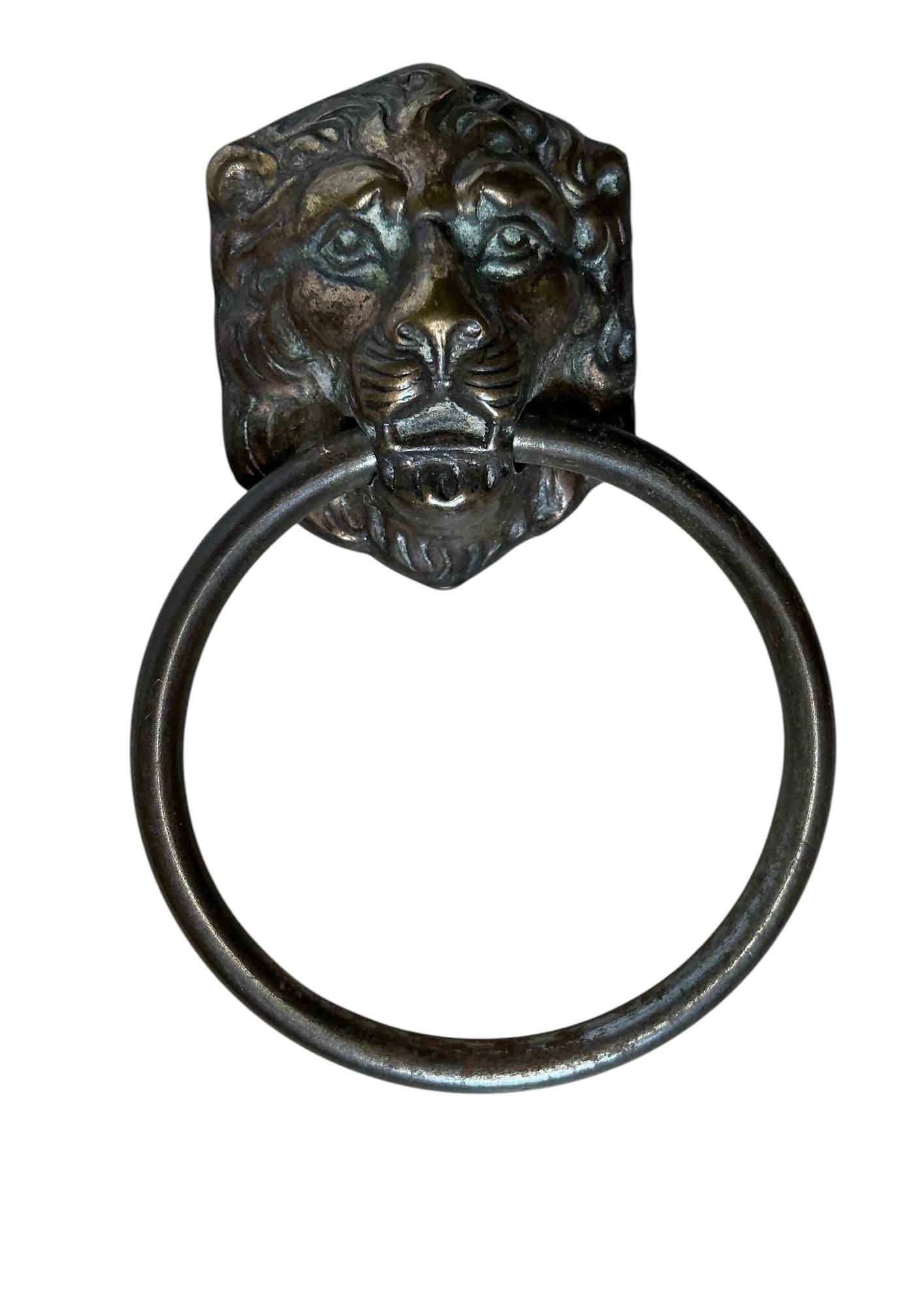 Antique Matching Set Of Six Brass Lion Head Drawer Pulls #11835 ...
