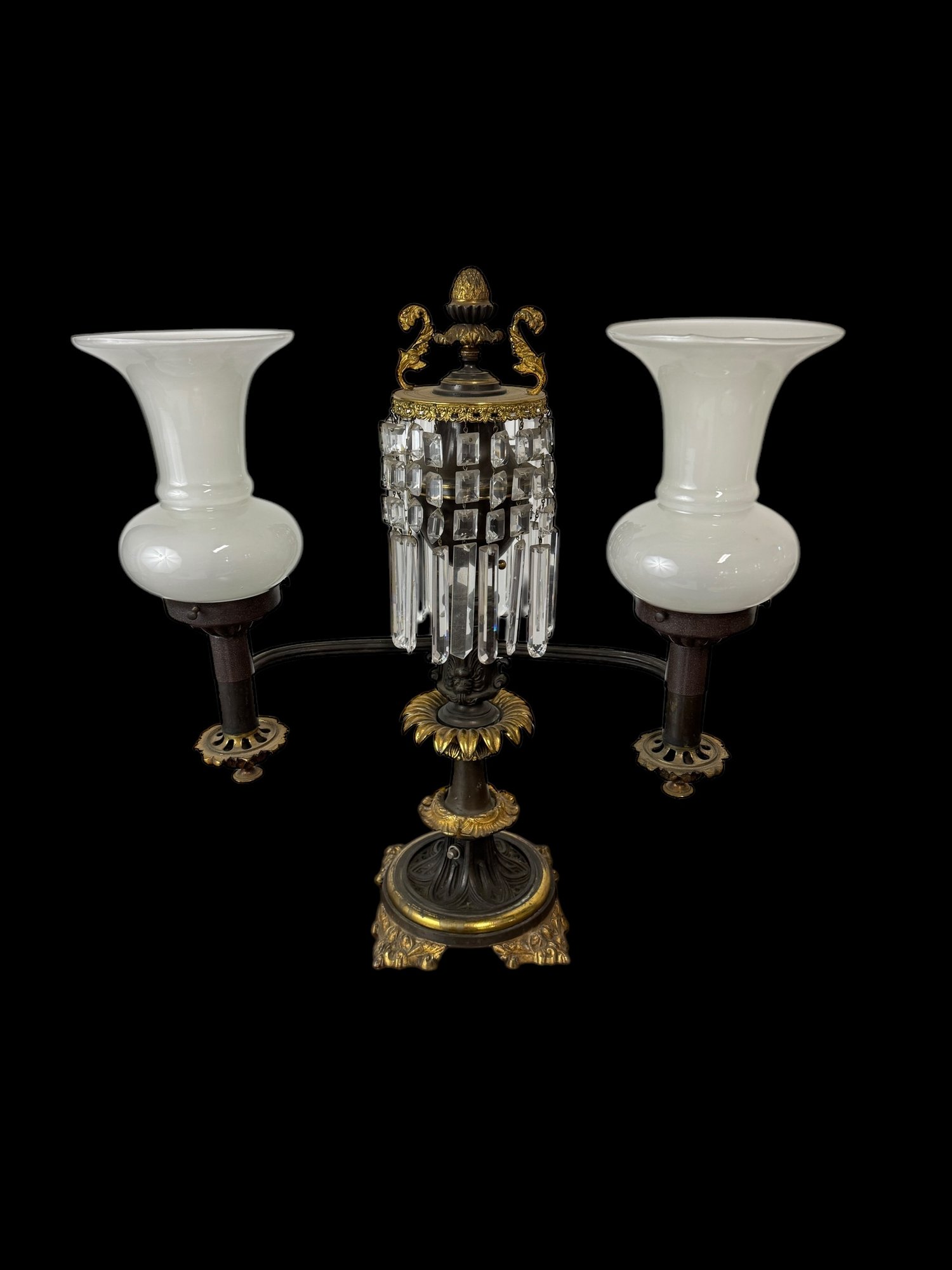 Stunning Pair Of Ami Argand Victorian Table Lamps And Book #13680 ...
