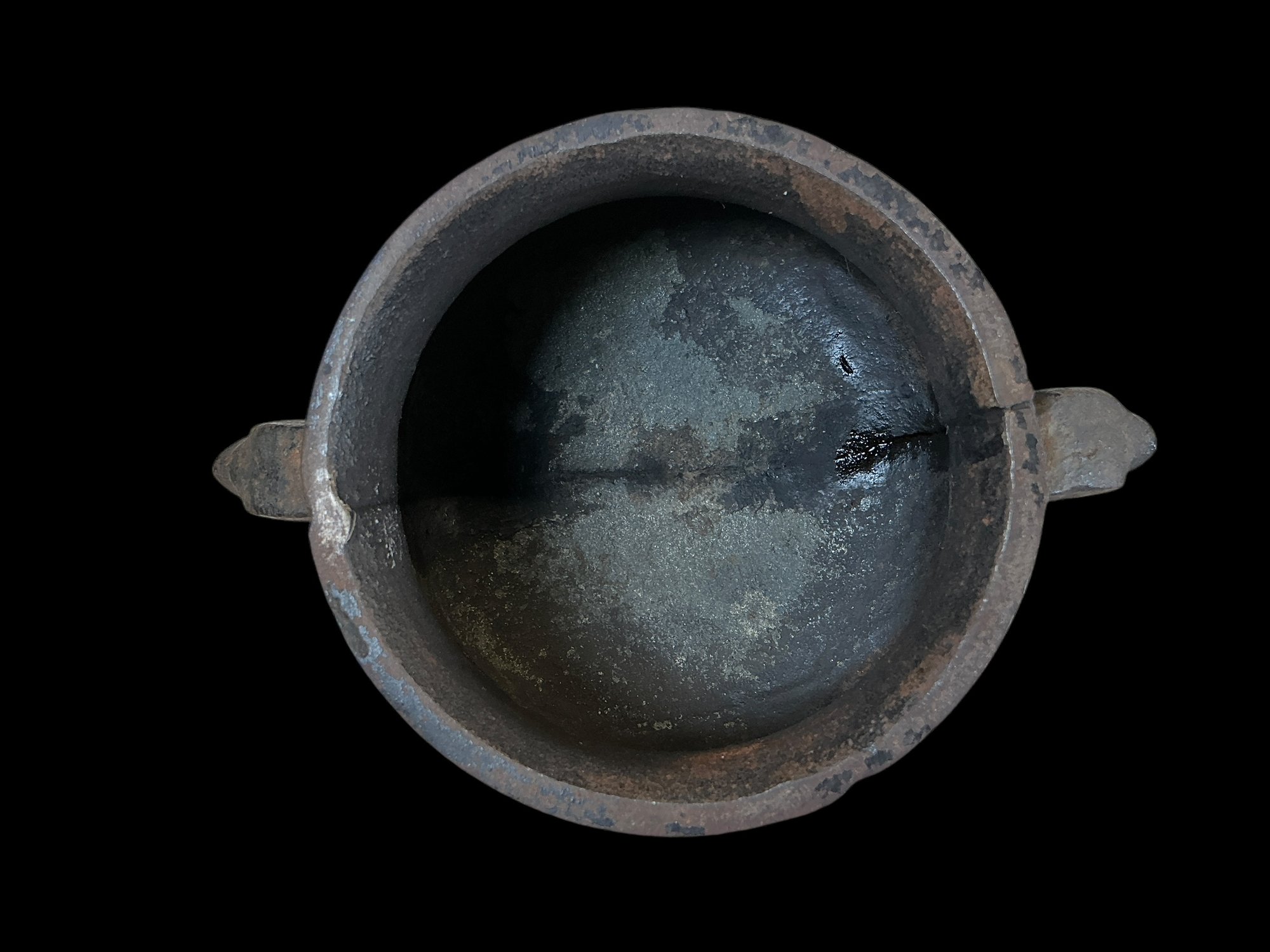 Antique Early 20th Century Chinese Cast Iron Gui Vessel #12982 ...