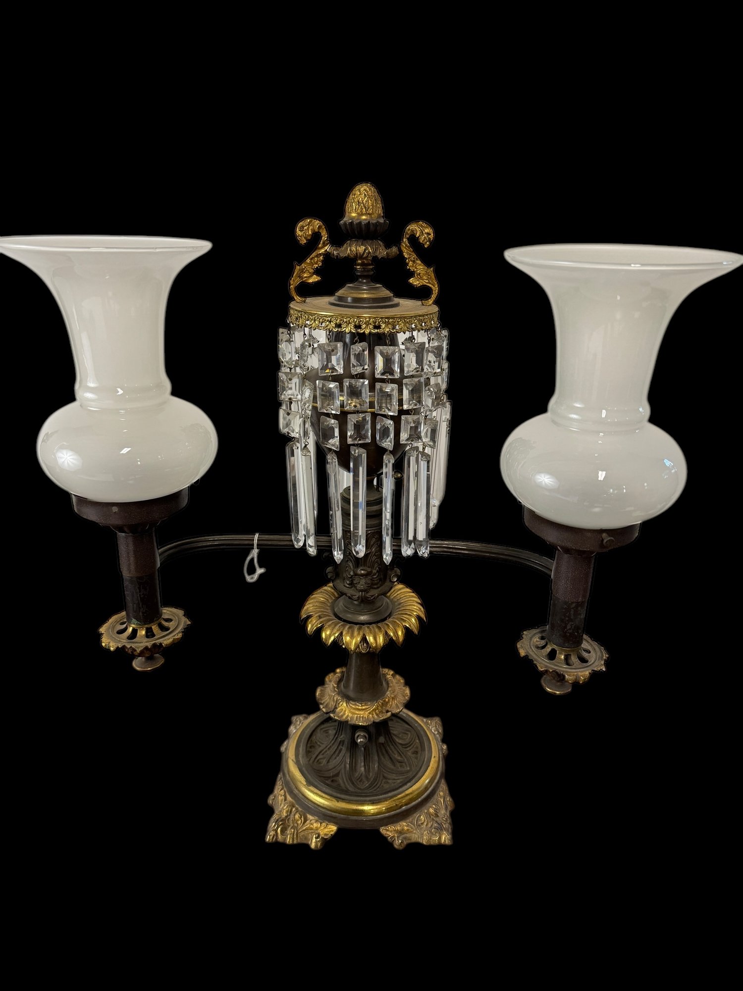 Stunning Pair Of Ami Argand Victorian Table Lamps And Book #13680 ...