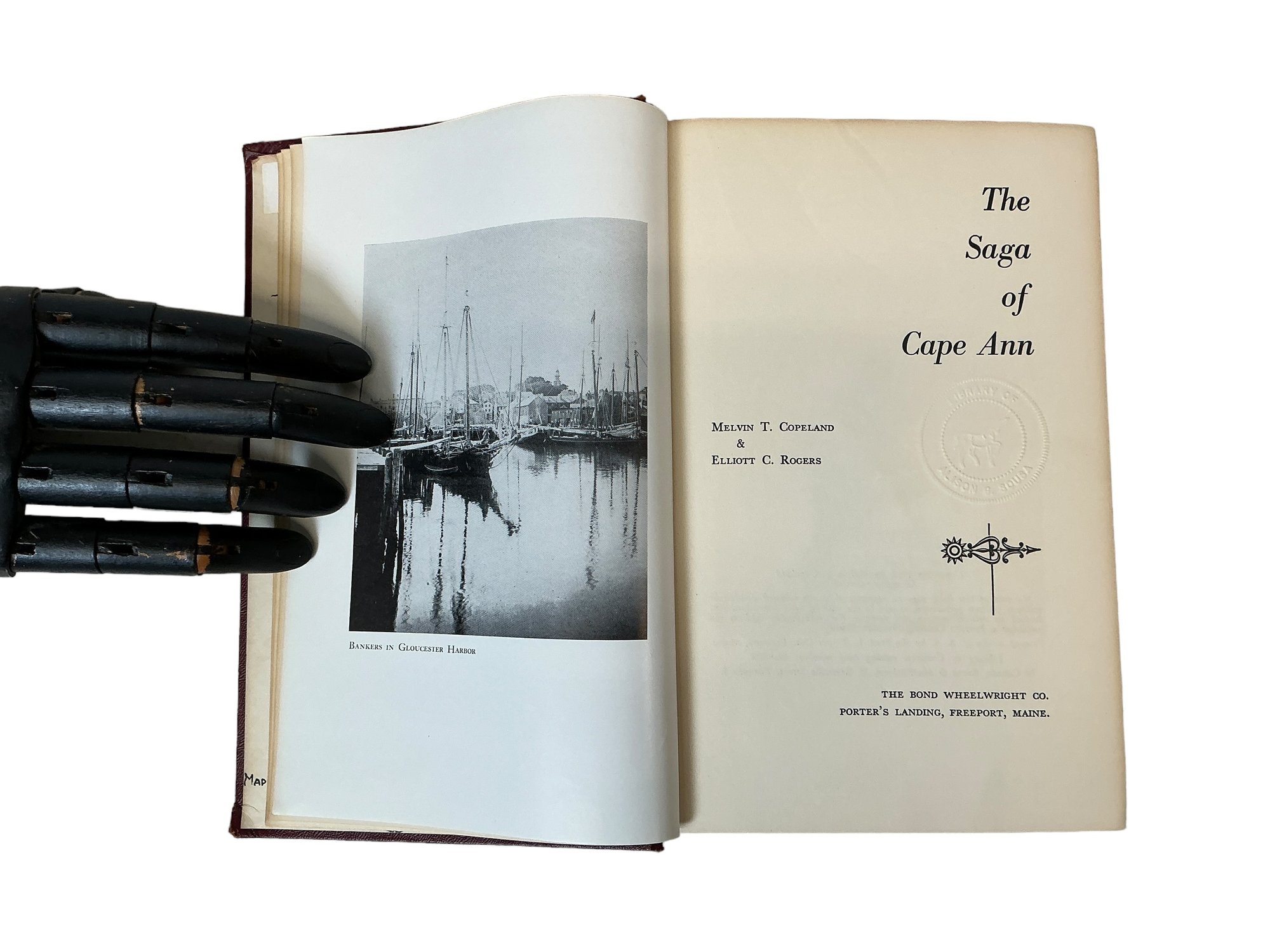 1960 Signed Copy Of The Saga Of Cape Ann By Copeland And Rogers #10121 ...