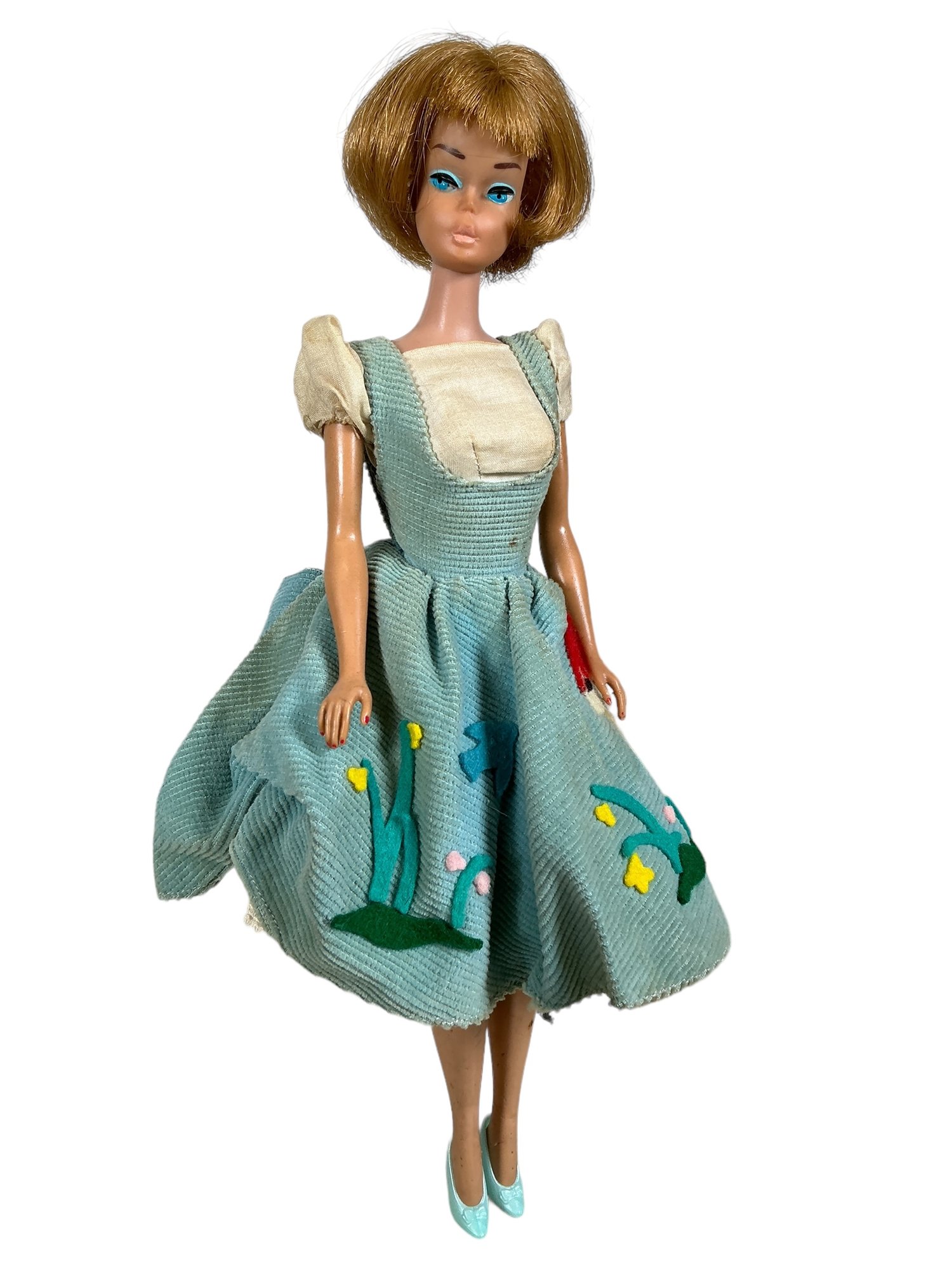 1958 American Girl Bendable Leg Barbie Friday Night Date Outfit #10397 ...