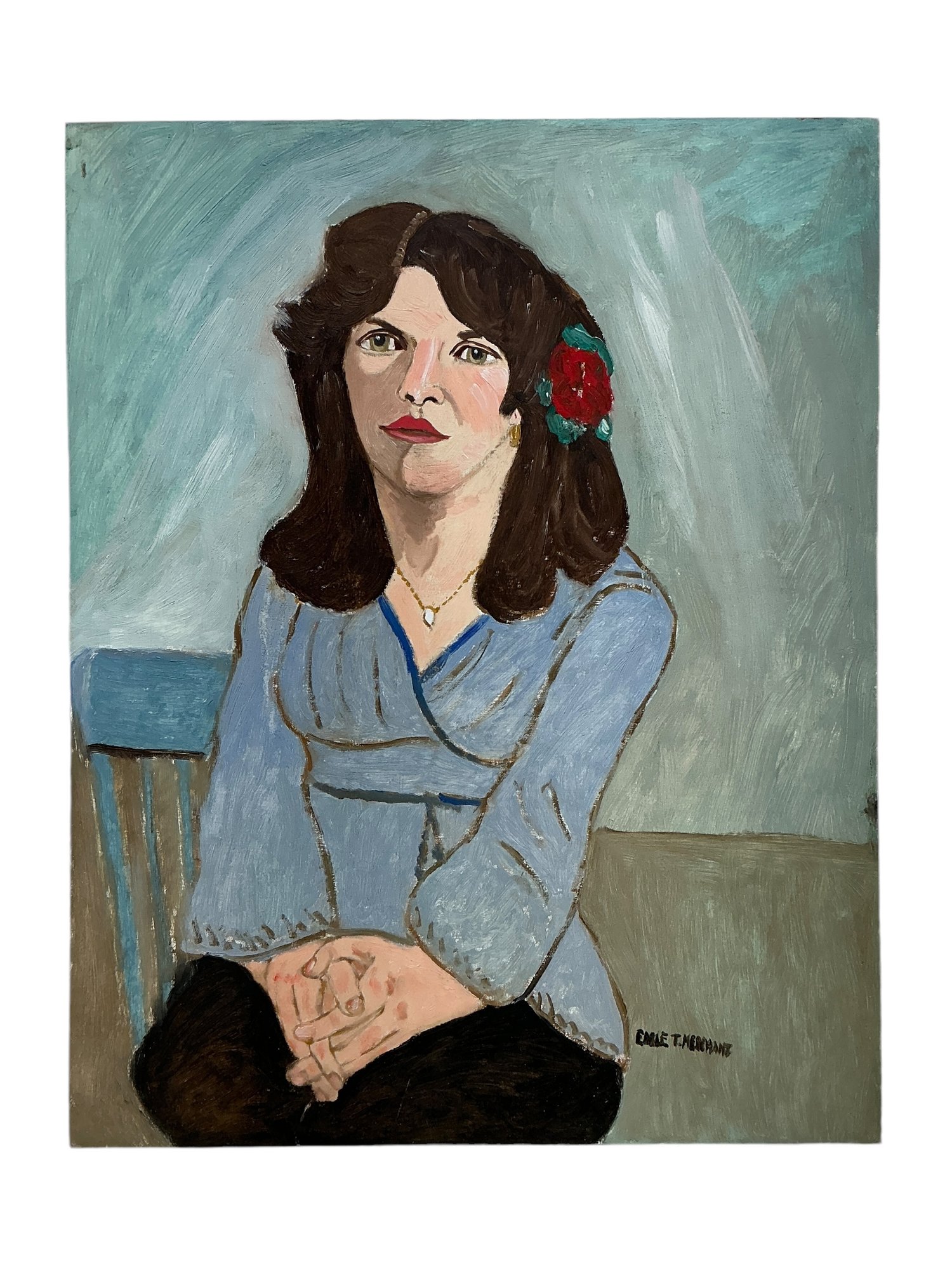 Portrait Signed By Earle T. Merchant Of Ms Julie Beverage 1978 #11653 ...
