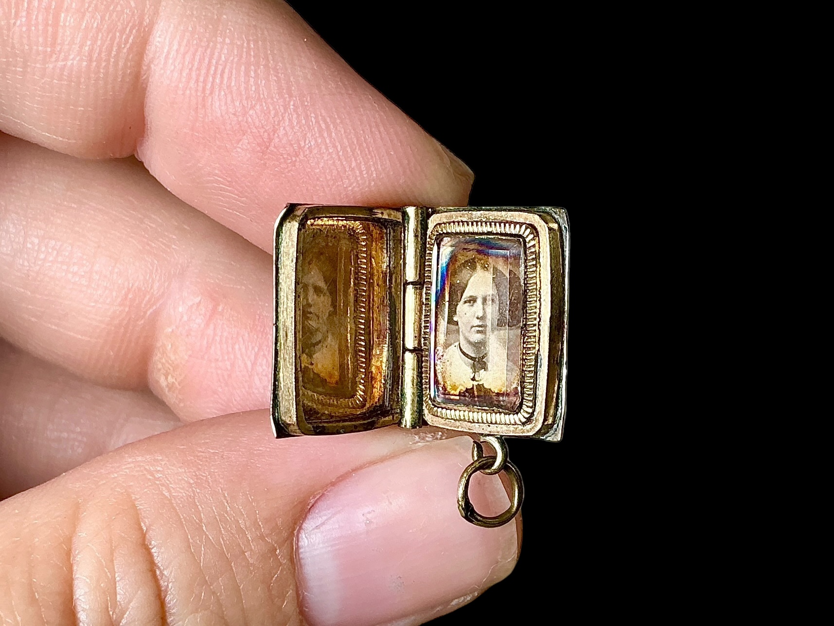 10K Tiny Antique Civil War Era Daguereotype In Locket #10375 ...