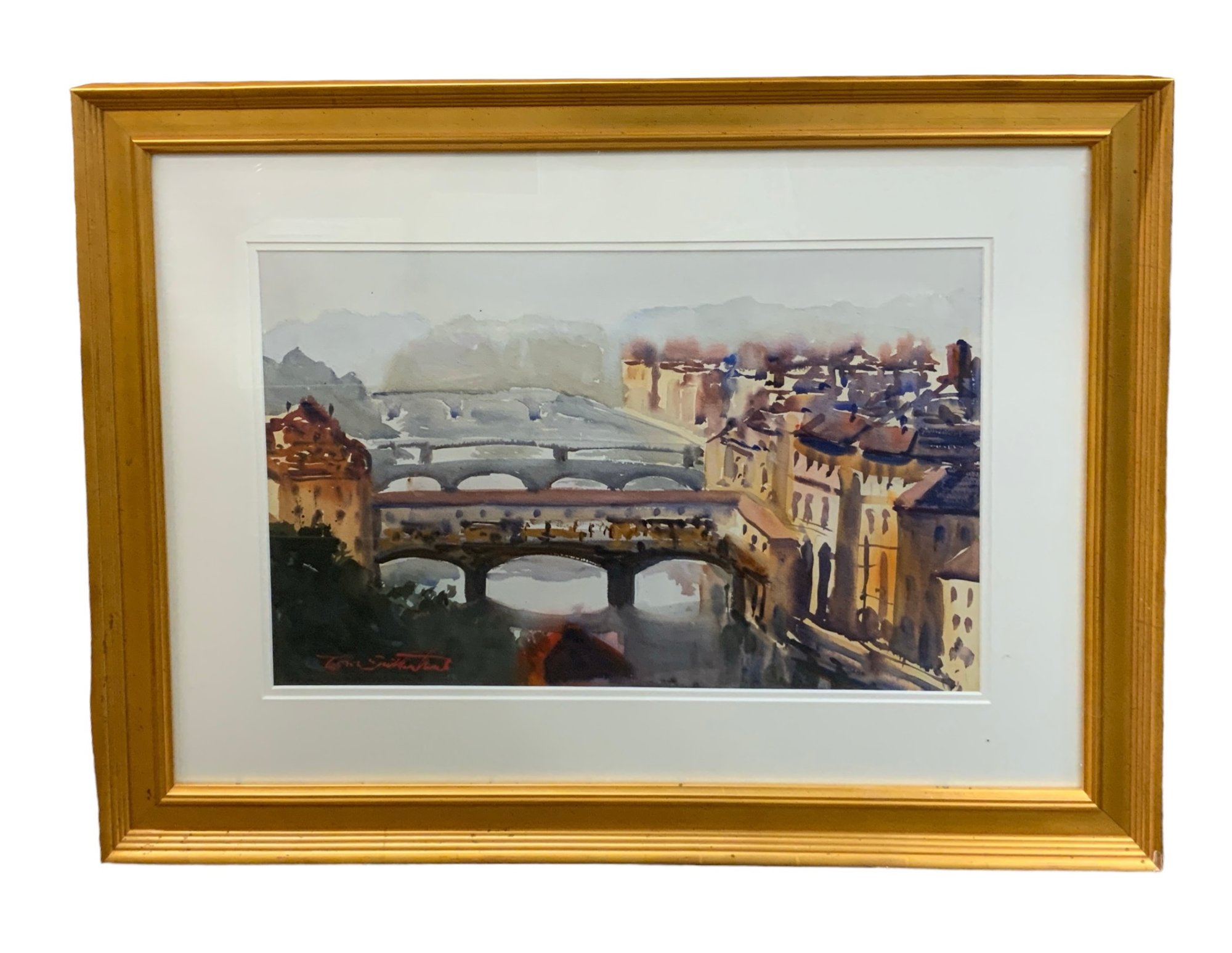 Tom Sutherland Watercolor Of Venice Exhibited At The Rockport Art ...