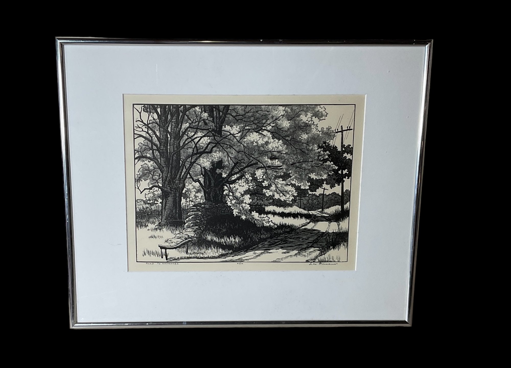 Road To Anywhere Wood Engraving 45/50 Signed By Leo Meissner #10471 ...