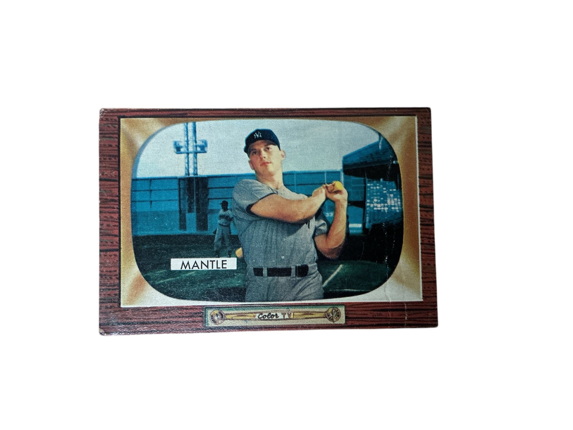 1955 Bowman Mickey Mantle New York Yankees Card 202 #12697 ...