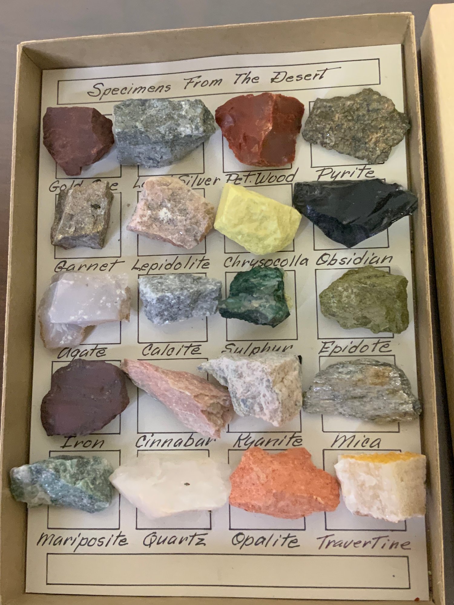 Rock And Mineral Specimens From The Desert #9439 | Auctionninja.com