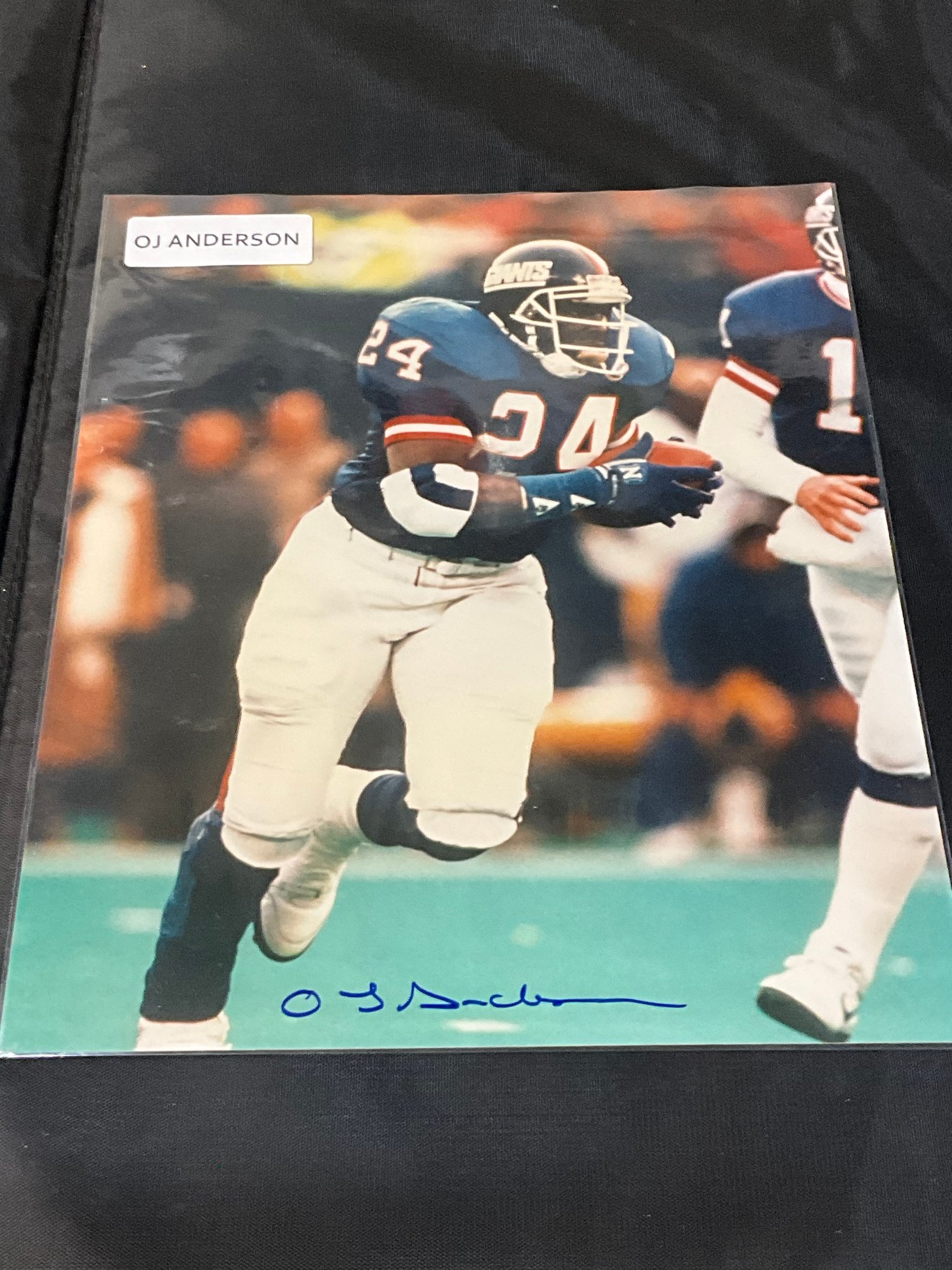 OJ Anderson Autographed 8x10 With COA #20966 | Auctionninja.com