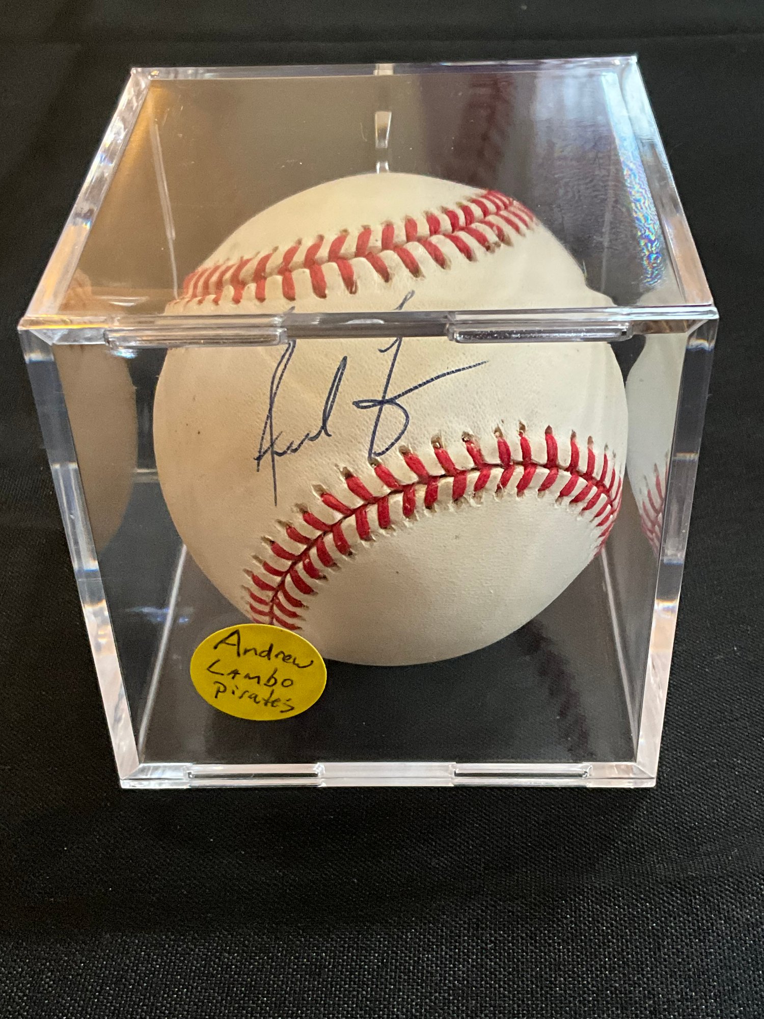 Andrew Lambo Autographed Baseball #23133 | Auctionninja.com