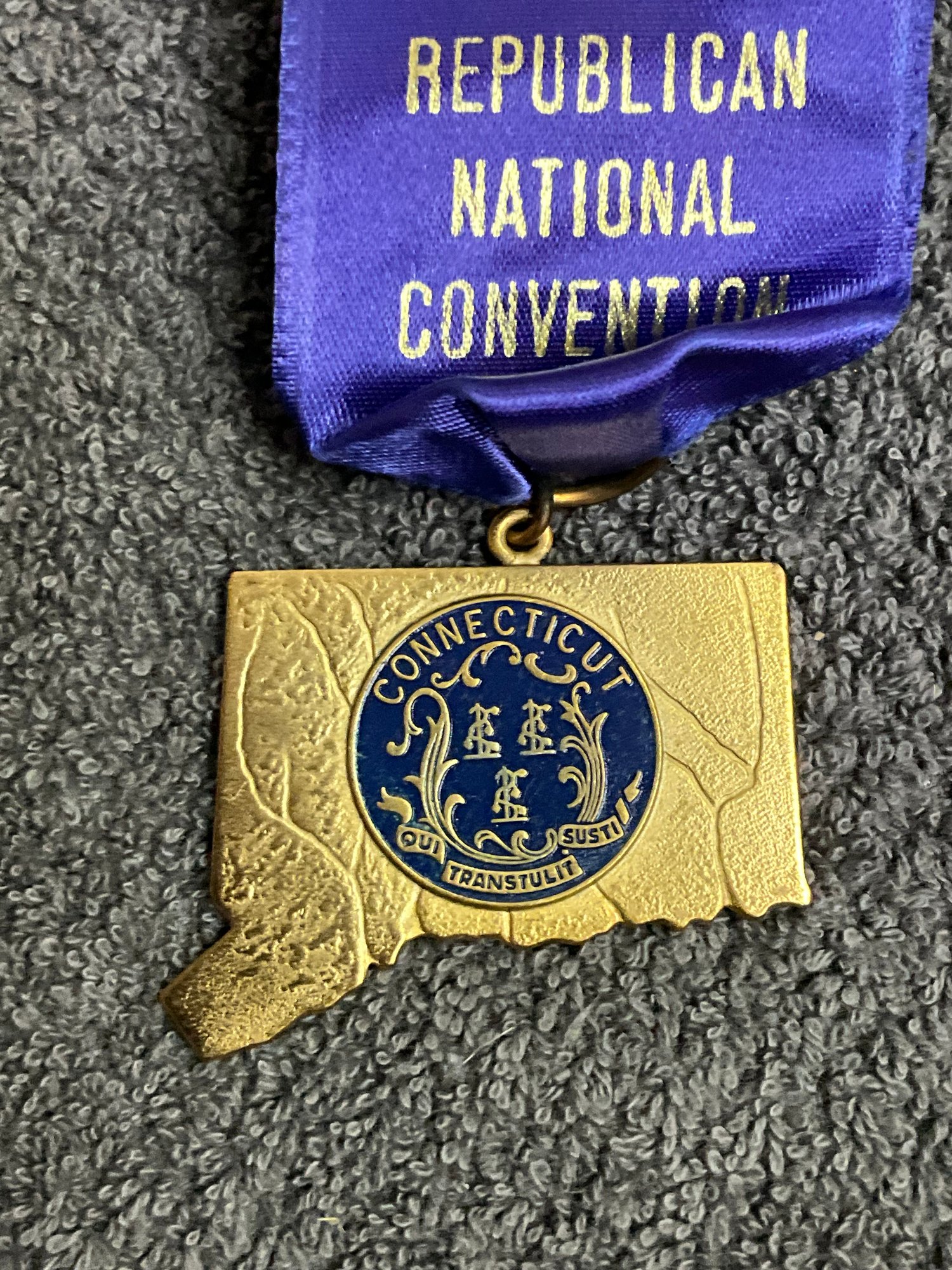 1980 Connecticut Republican National Convention Badge Pin #26761 ...