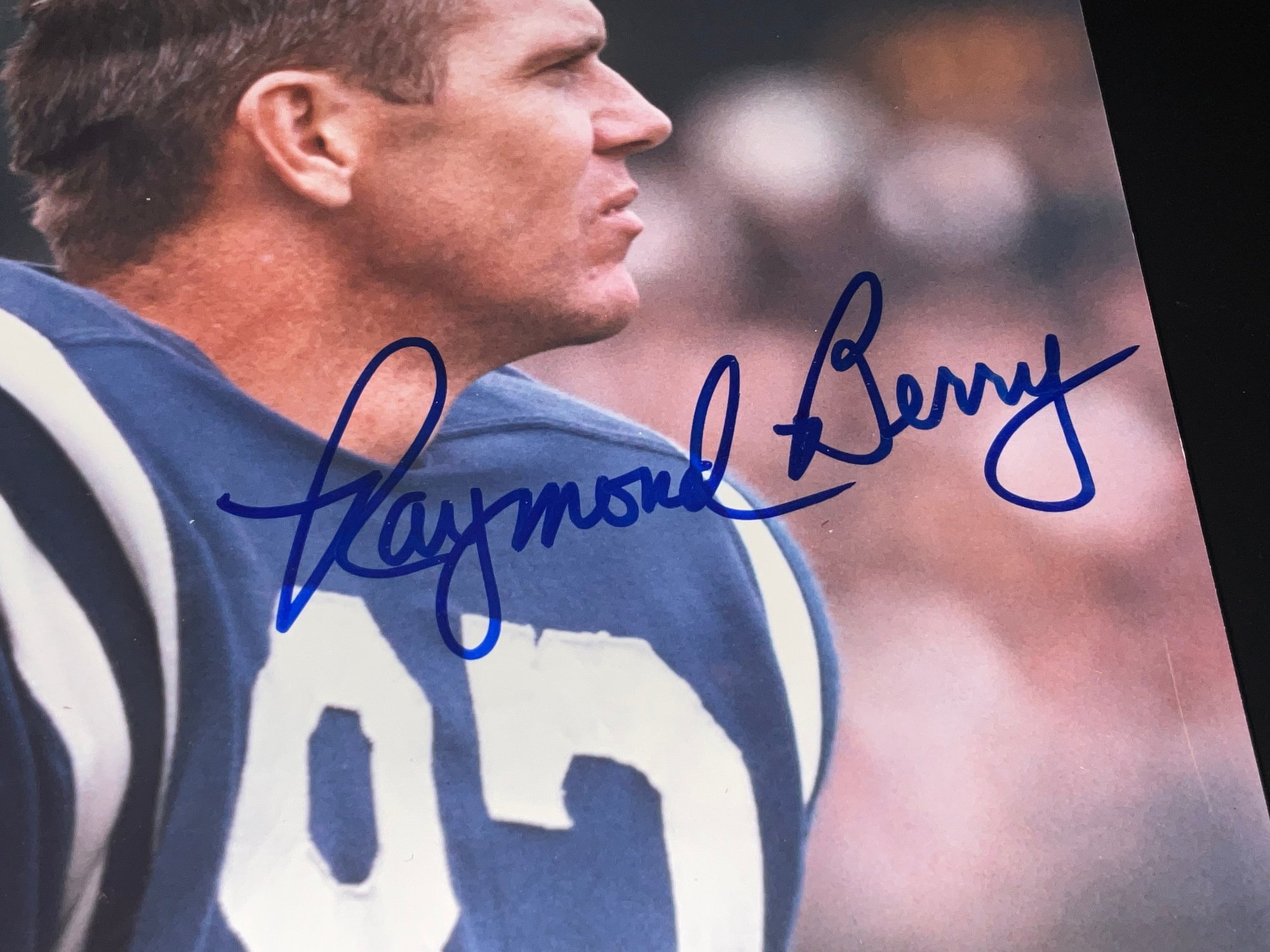Raymond Berry Autographed 8x10 With Tri Star COA Sticker NFL HOF #26837 ...