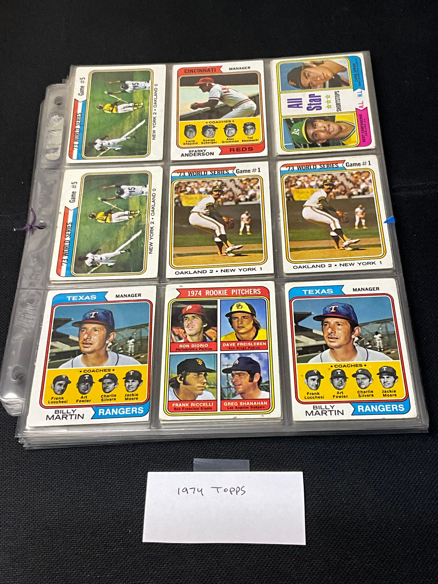 1974 Topps Baseball Cards In Pages #21803 | Auctionninja.com