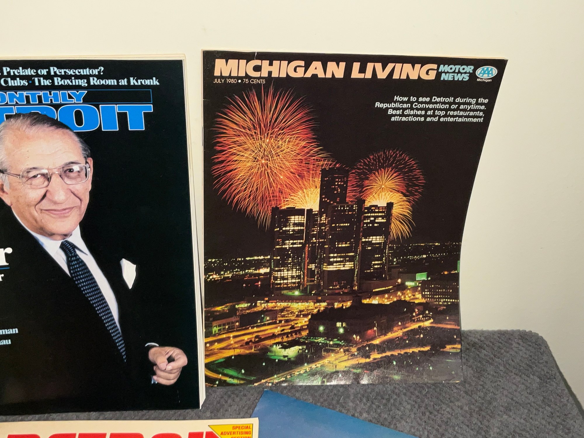 Group Of 1980 Detroit Michigan Magazines, Pamphlets, Area Attractions ...
