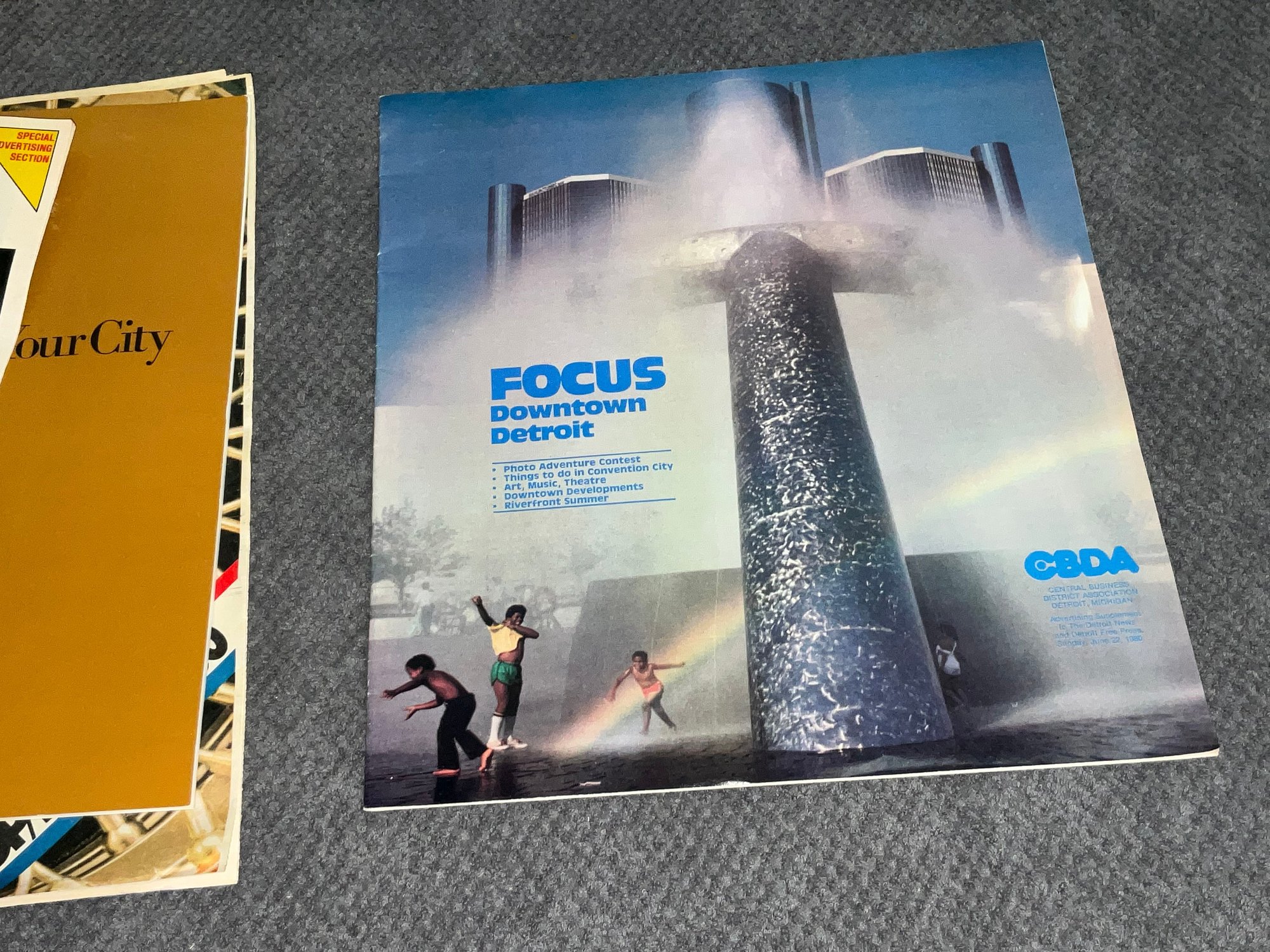 Group Of 1980 Detroit Michigan Magazines, Pamphlets, Area Attractions ...