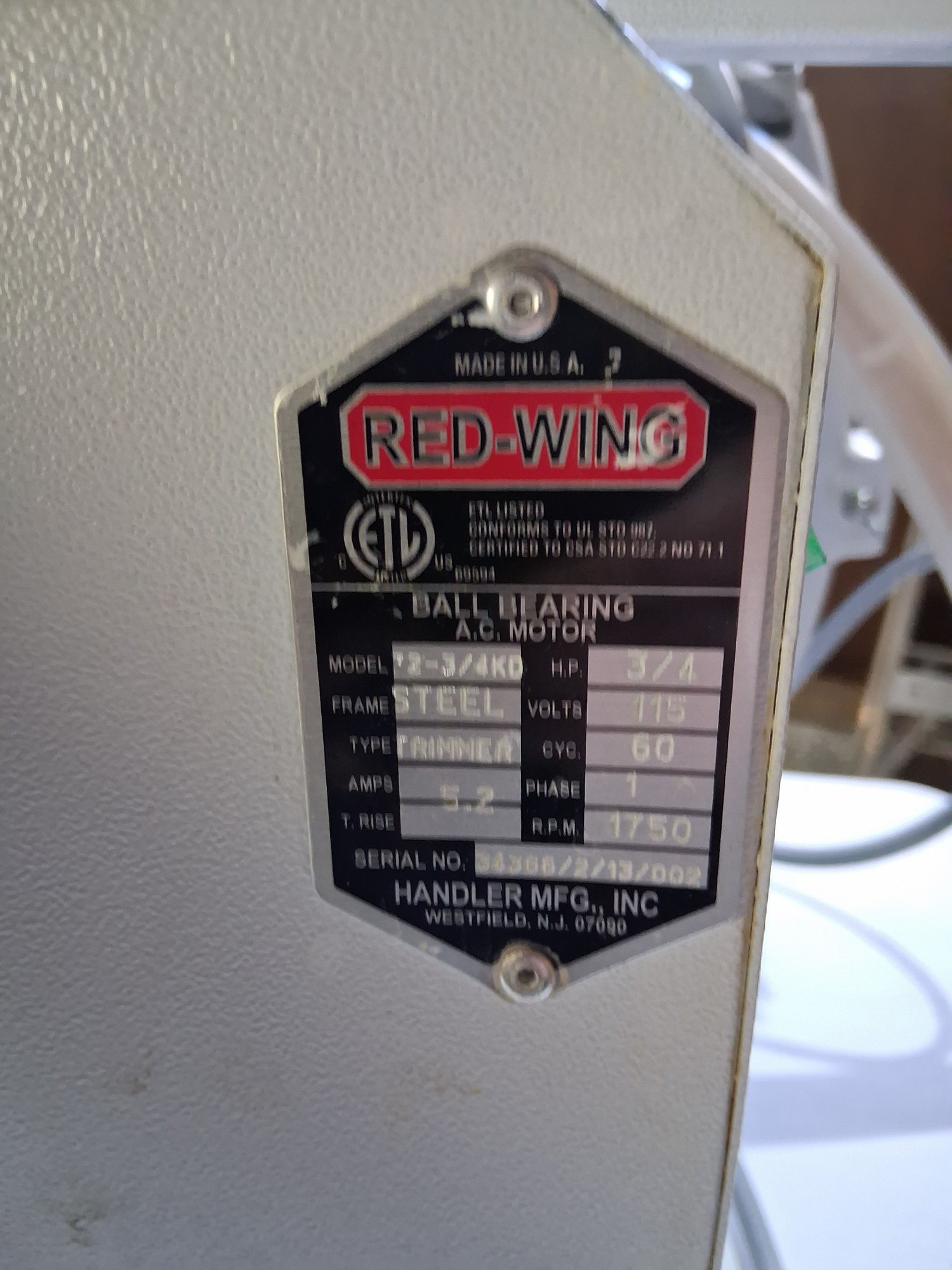 Handler Red Wing 32-3/4KD Dental Model Trimmer #1923 | Auctionninja.com