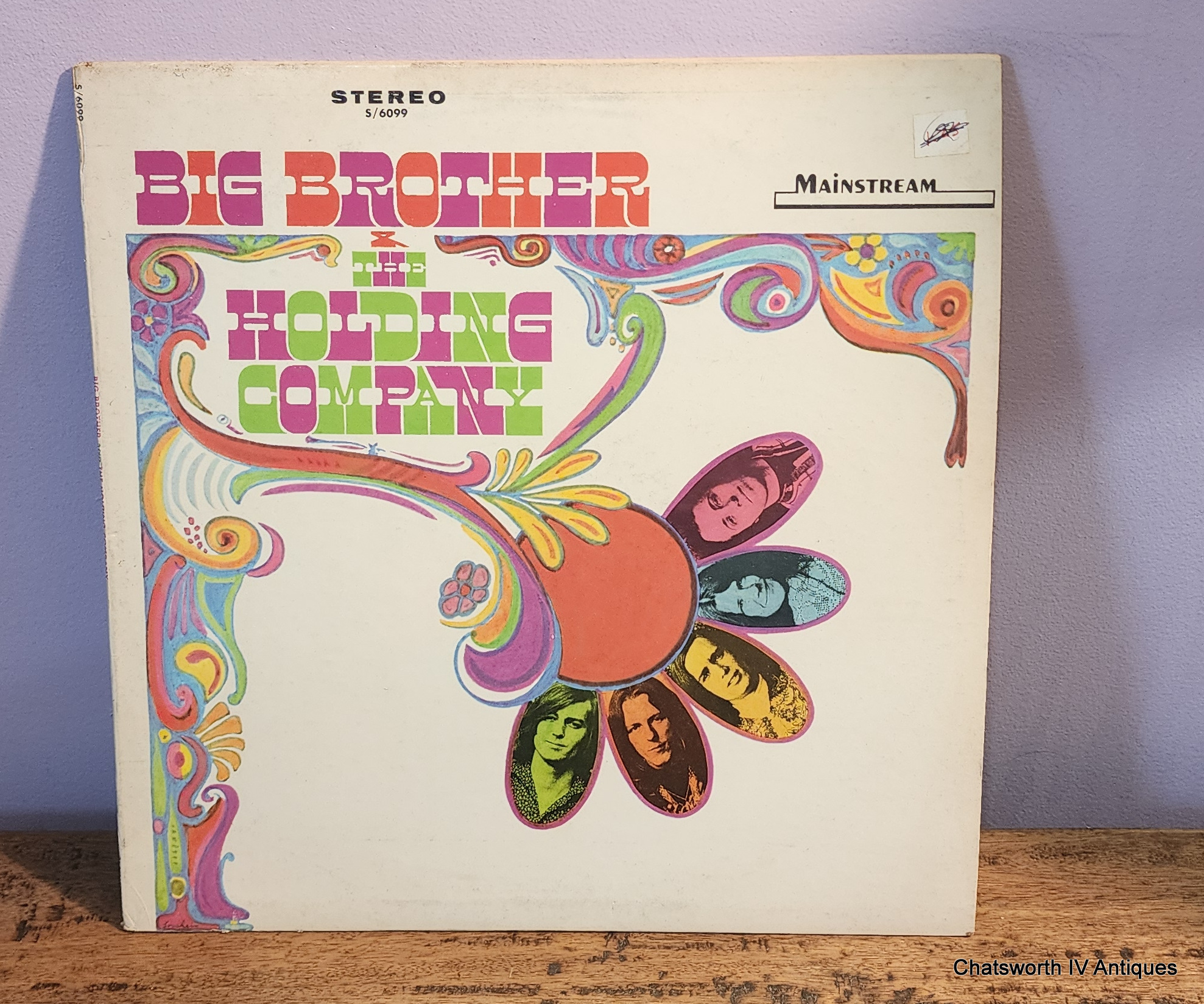 Vintage LP Record Album ~ Big Brother And The Holding Company #1373 ...