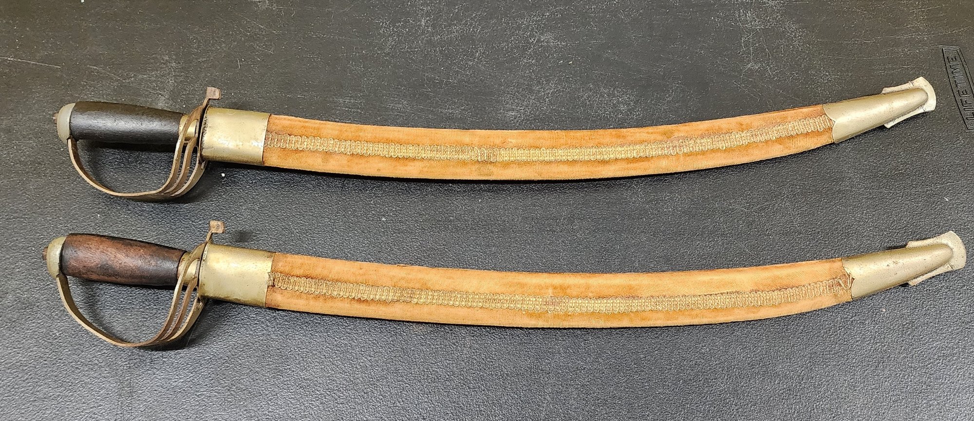Pair Of Vintage Collectible Ceremonial Indian Saber Dress Swords W ...