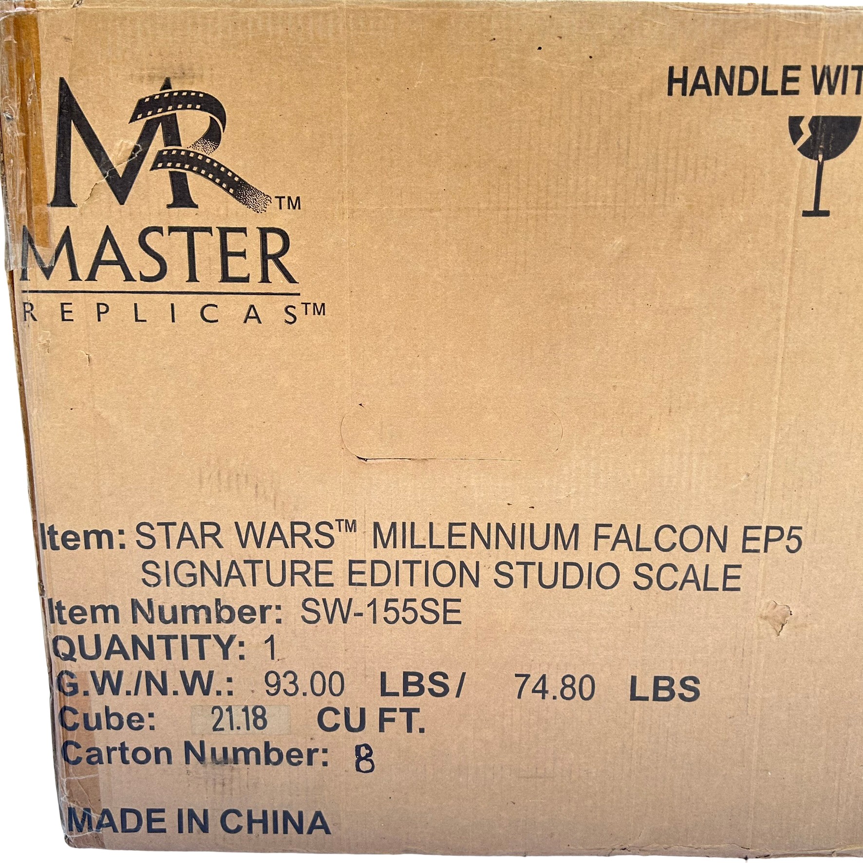 SEALED Master Replicas Star Wars Millennium Falcon EP5 Signature ...