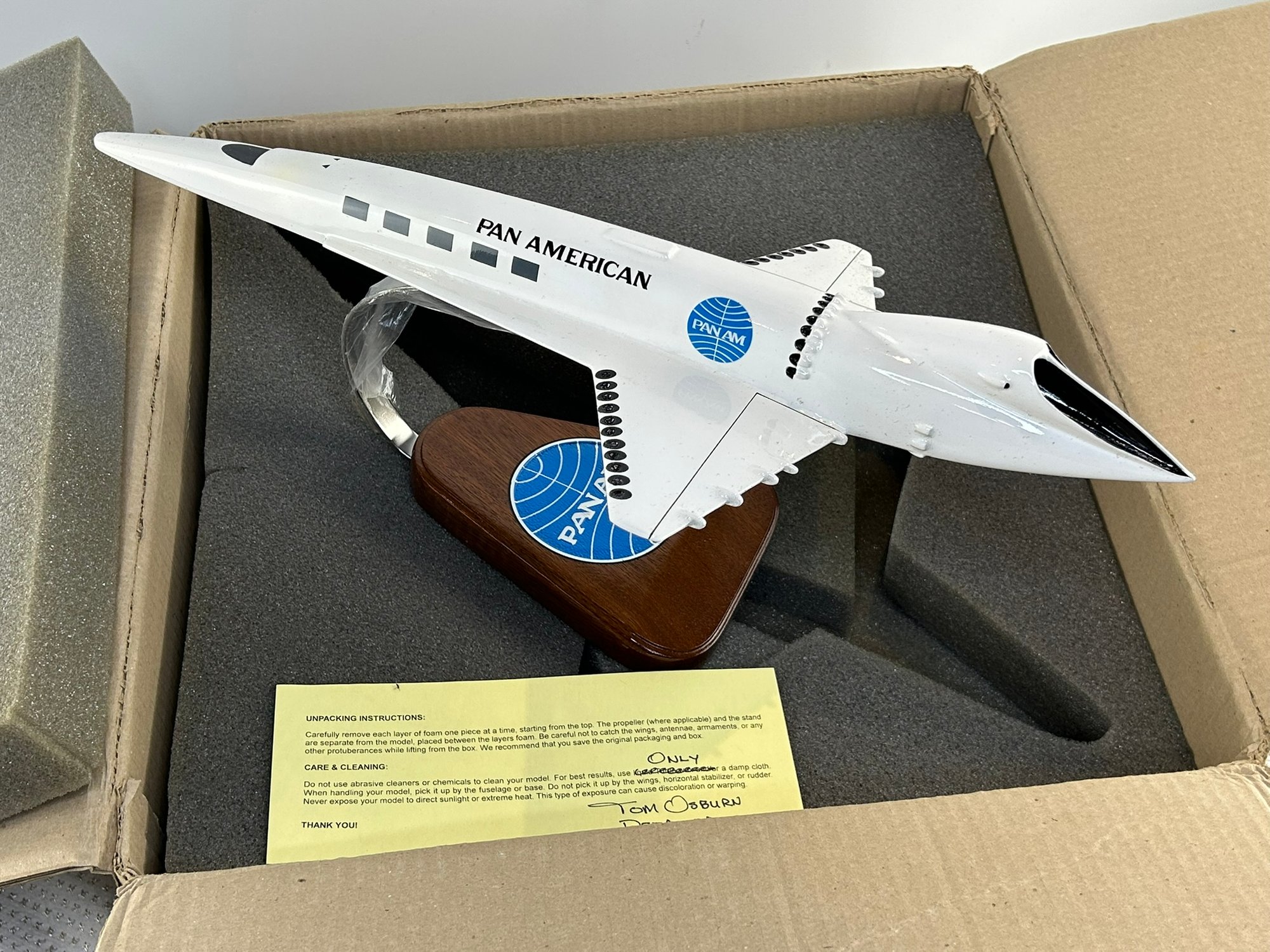 Pacific Aircraft Pan Am Orion II Extra Airplane Desktop Model, Hand ...