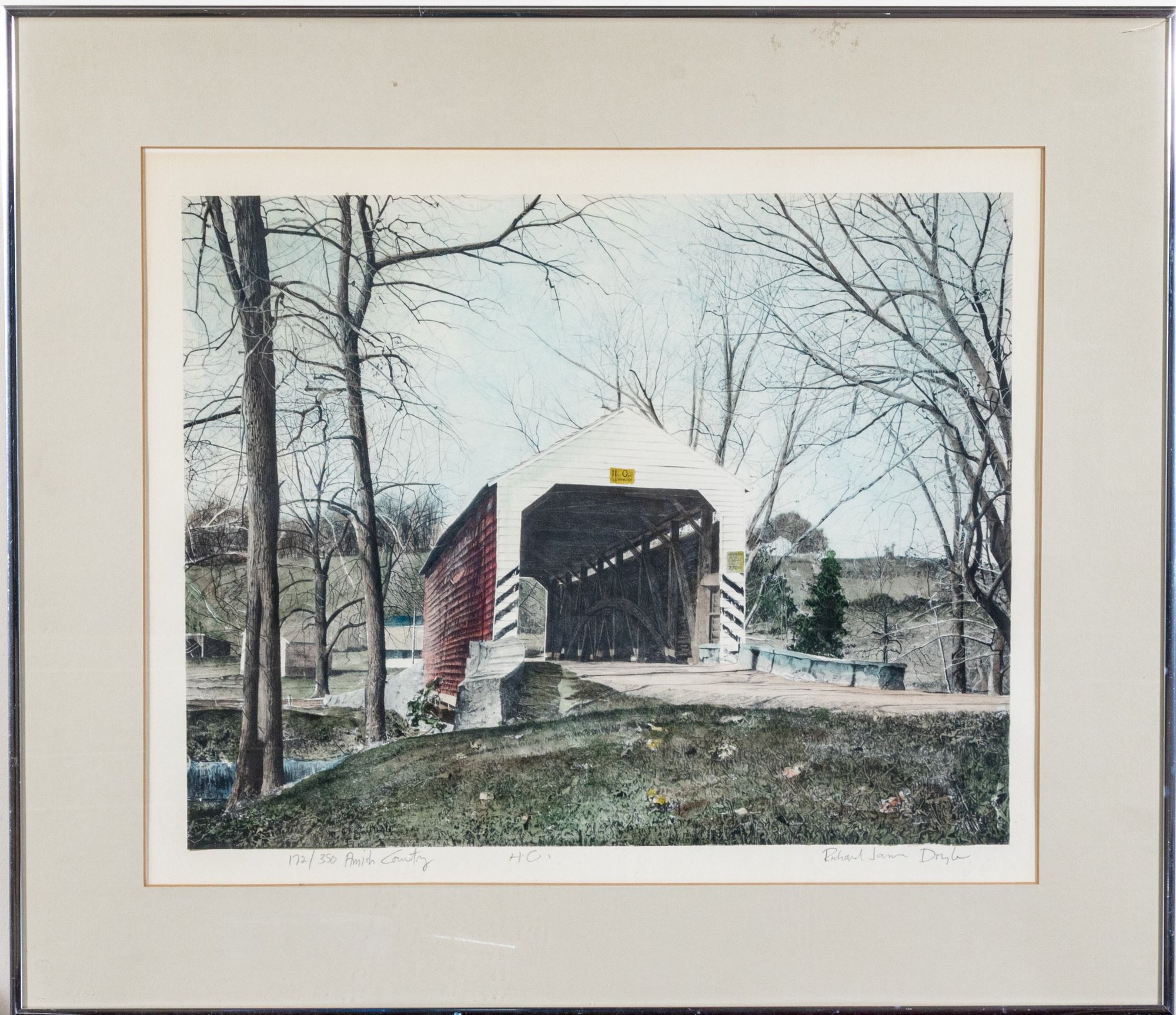 Richard James Doyle (20th C.) "Amish Country", Ltd. Ed. Lithograph ...
