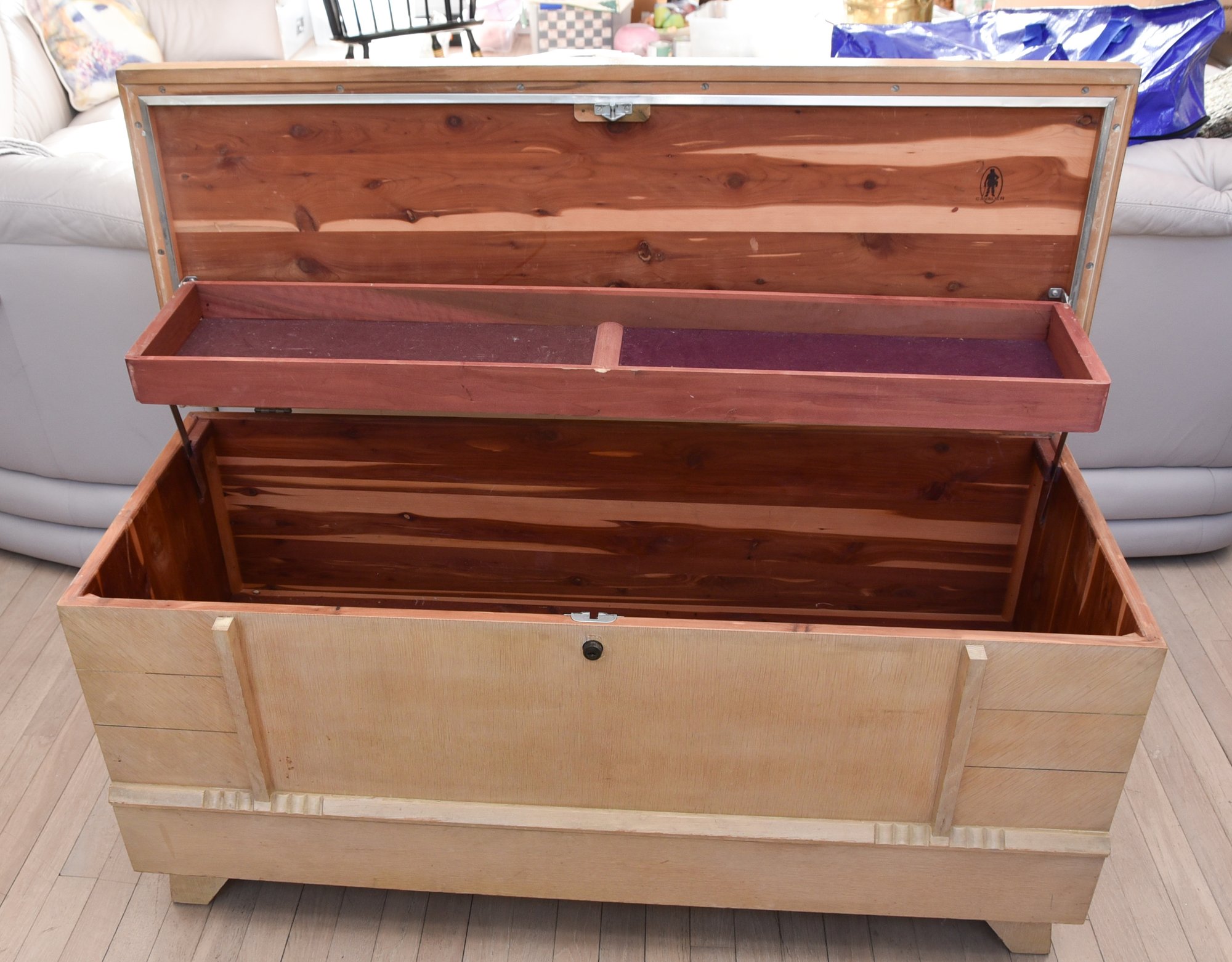 Cavalier Cedar Storage Chest With Interior Shelf #2060410 ...