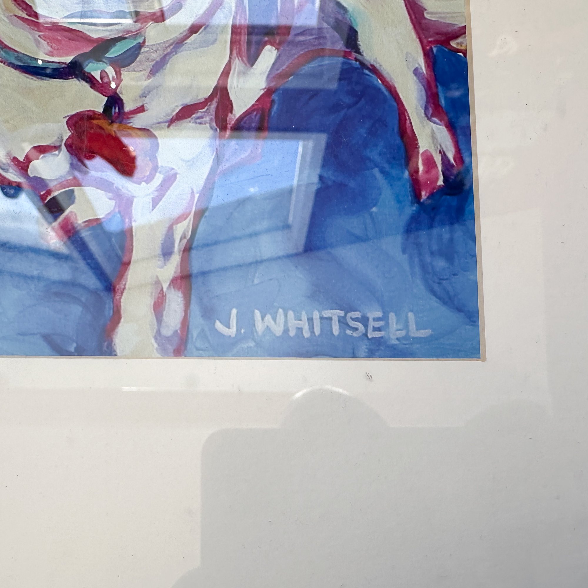 Jody Whitsell Signed Beagle Painting #2060304 | Auctionninja.com