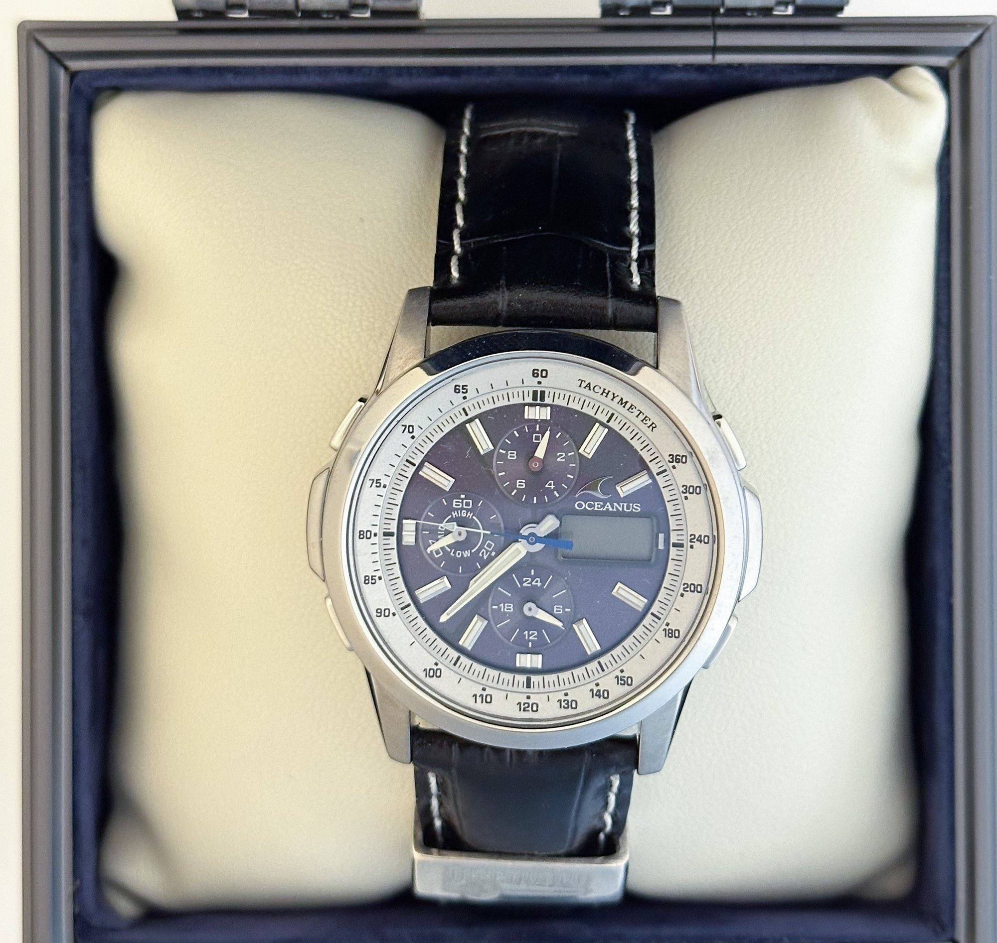 Casio Oceanus Wave Ceptor Watch With Discovery Trunk Case #1954496 ...