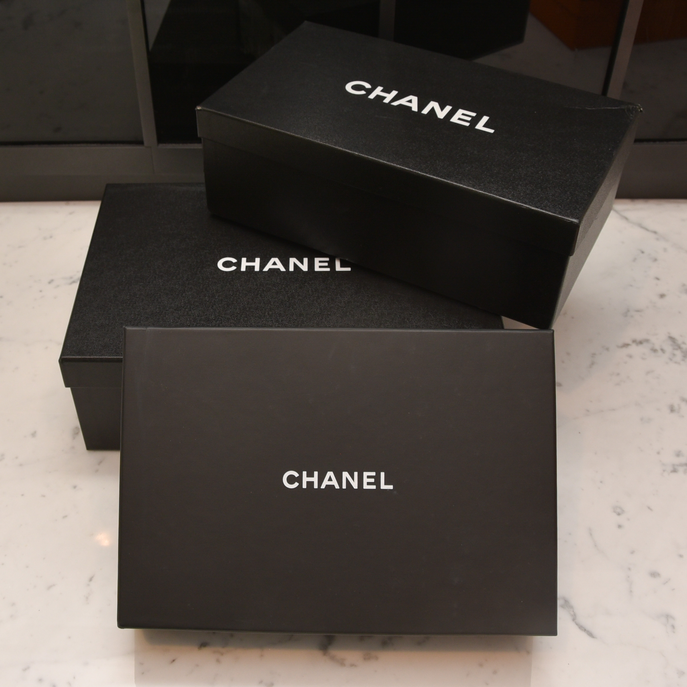 Collection Of Luxury Brand Name Boxes And Shopping Bags Including ...