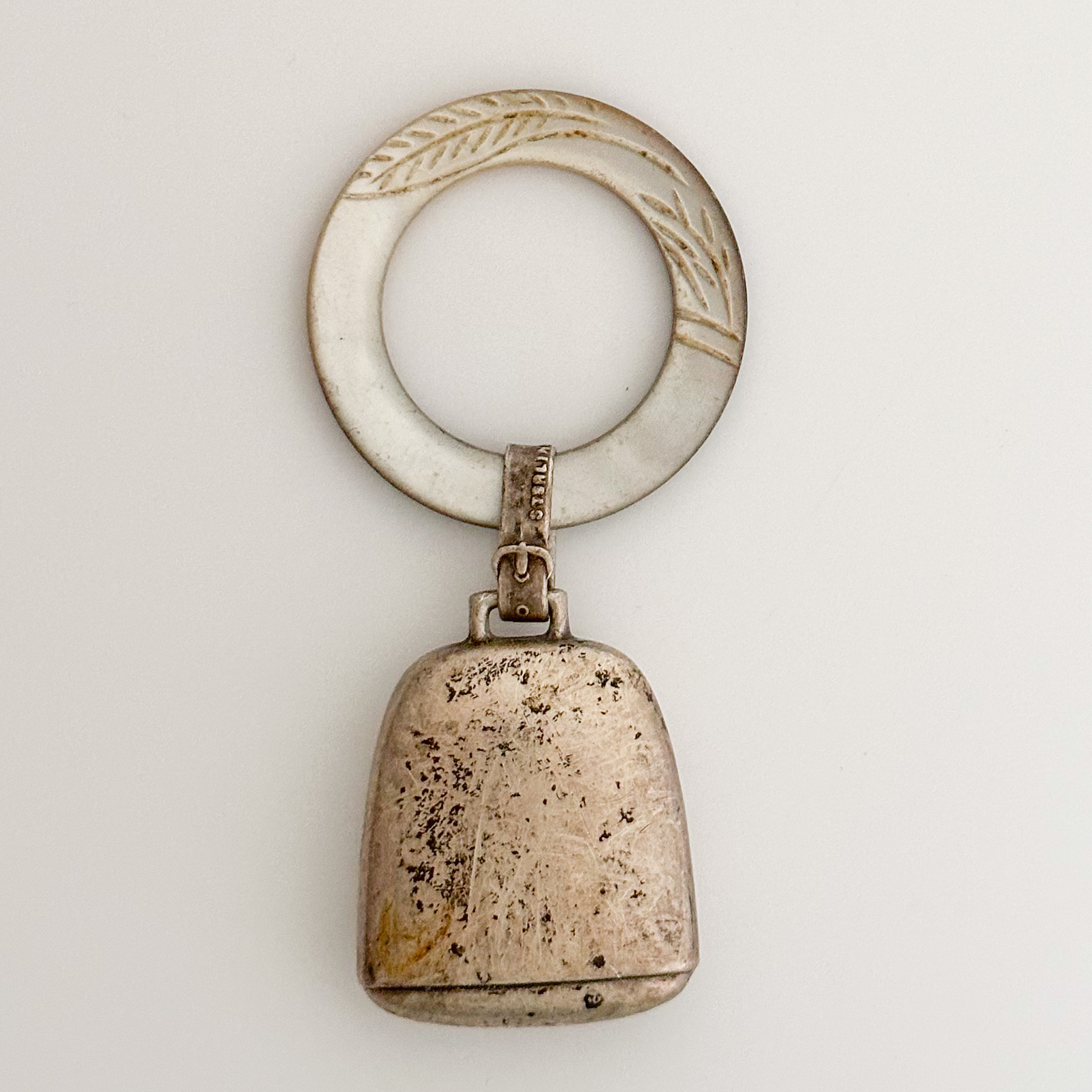 Vintage Sterling Silver Baby Rattle #2141354 | Auctionninja.com
