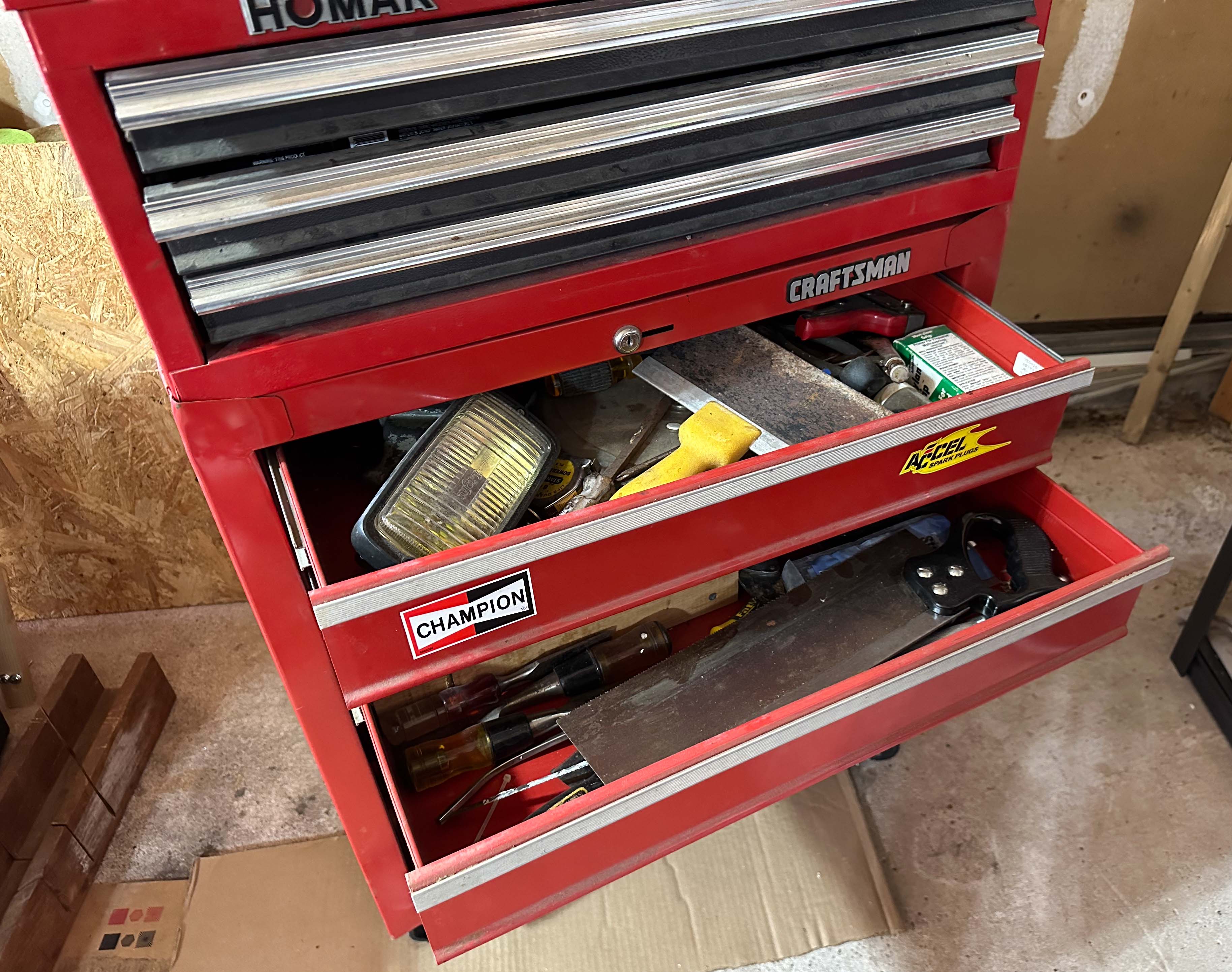 Craftsman And Homak Combo Rolling Tool Chest #2287262 | Auctionninja.com