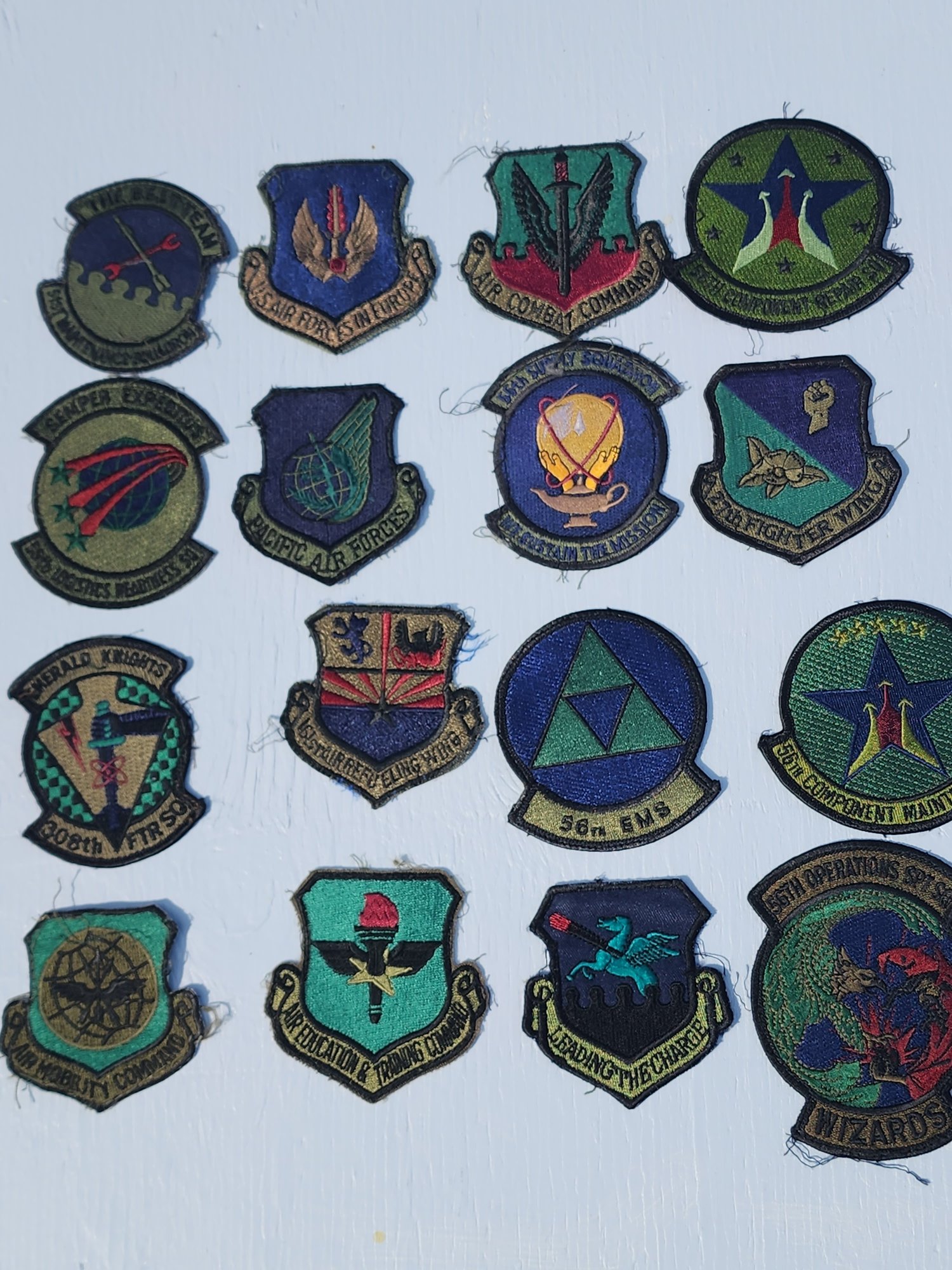 16 Original Air Force Patches #2157262 | Auctionninja.com