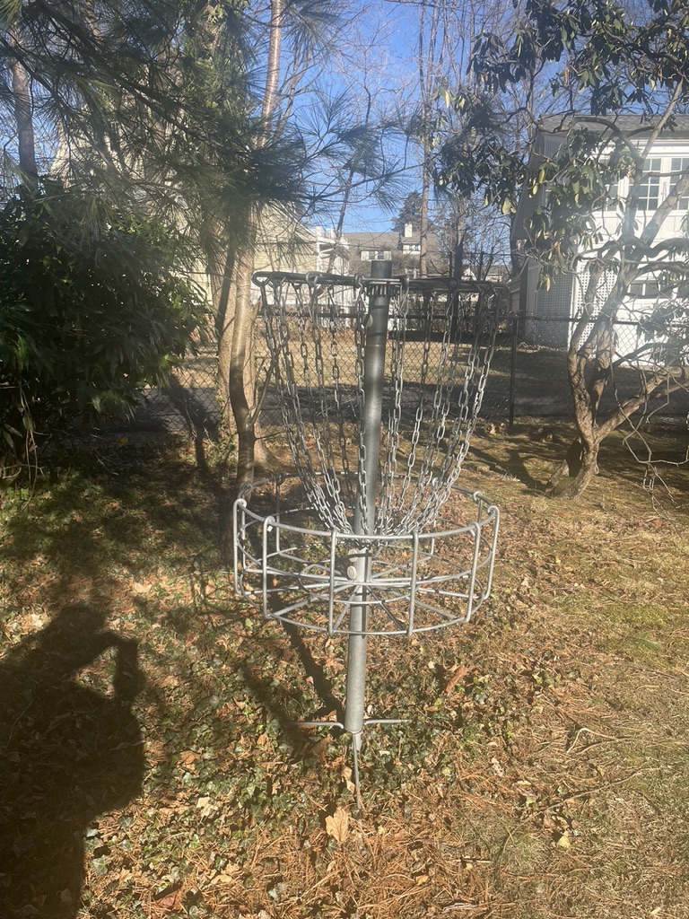 Disc Golf Basket - Portable, Permanent, Hot Dipped Galvanized Steel ...