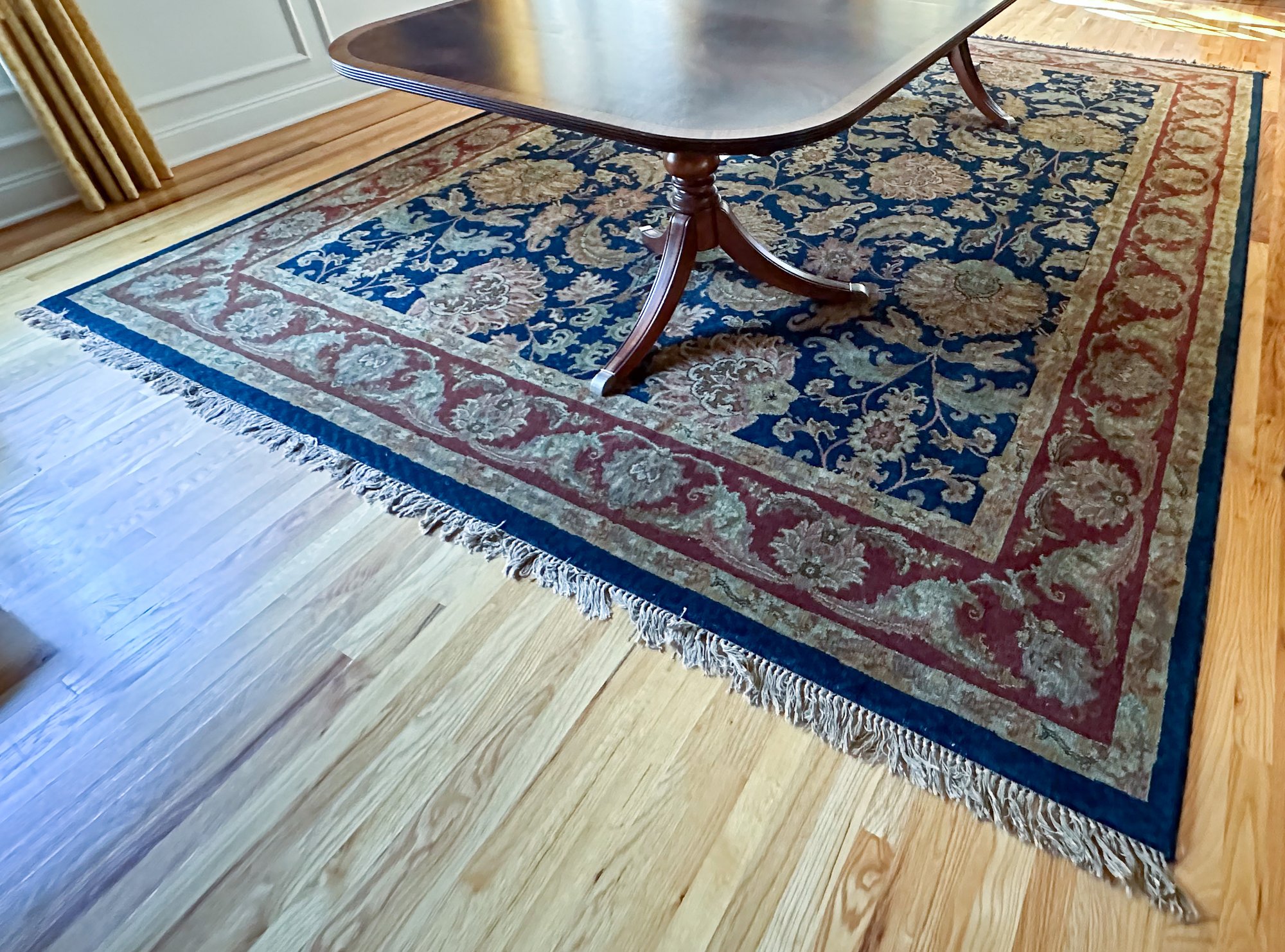 Ethan Allen Antique Traditions 100% Egyptian Wool Rug In Blue #2001533 ...