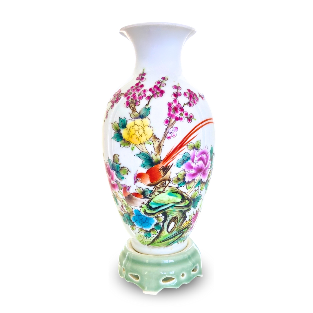 Antique 20th Century Chinese Famille Rose Rotating Vase #1870523 ...