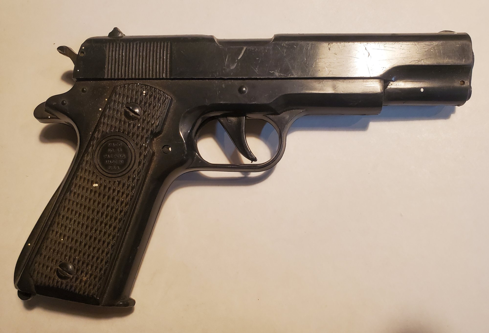 Rare Vintage 1950's MACO No. 45 Plastic TOY Gun #1491628 | Auctionninja.com