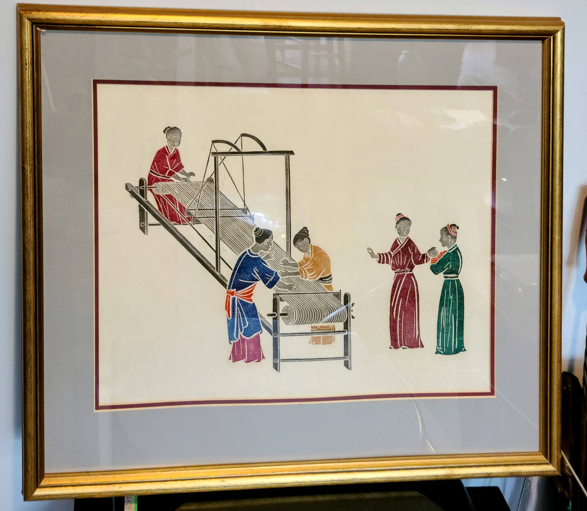Fine Vintage Chinese Trade Painting On Rice Paper? #1580440 ...
